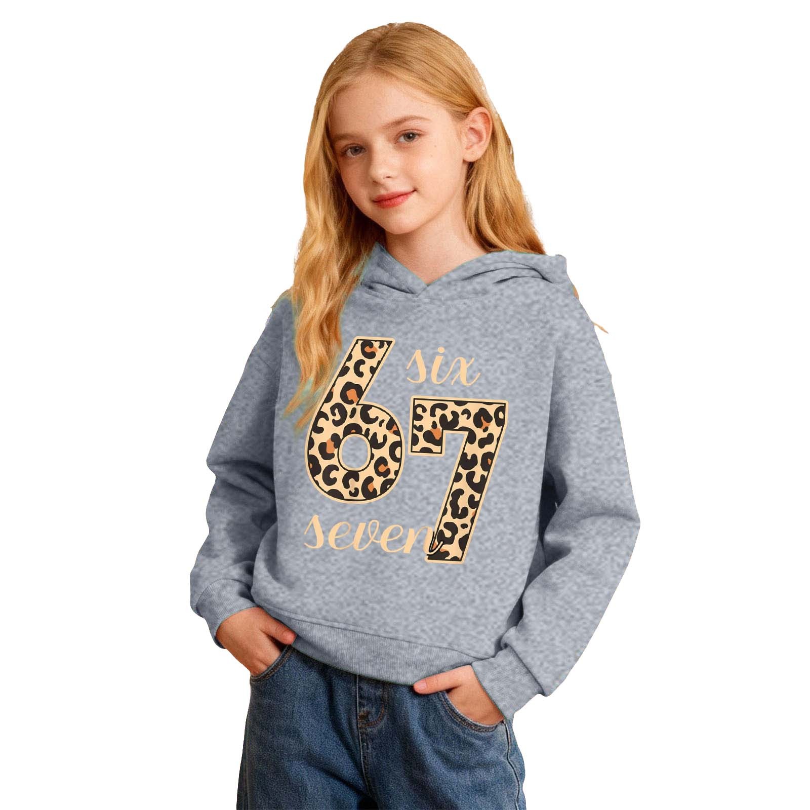 SRZYMJ Funny Six Seven 6 7 Meme Kids 497 Ice Cream Meme Hoodie Boys ...