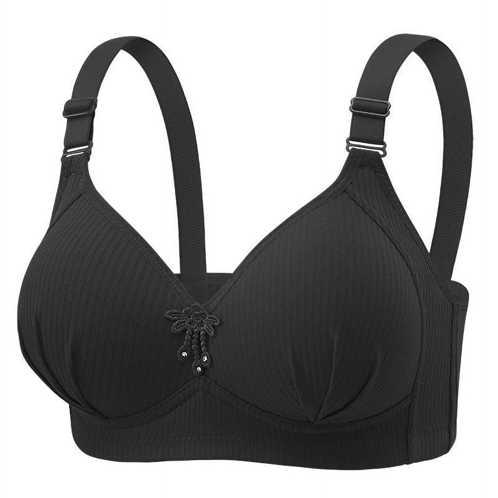 SRZYMJ Women Cotton Bra Comfort Women's Support Bra Seamless Soft Cup ...