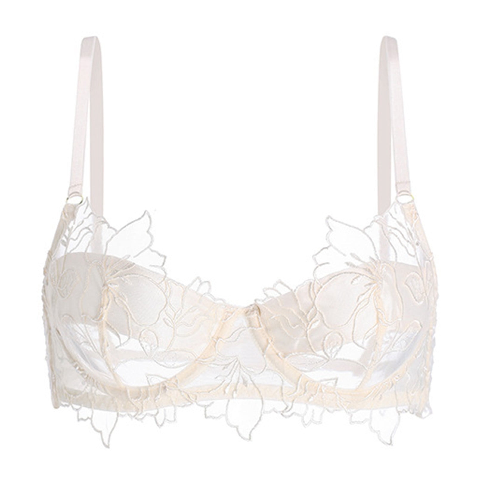 SRZYMJ Women's Full-Cup Bra Support Women's Lace Underwire Bra with ...