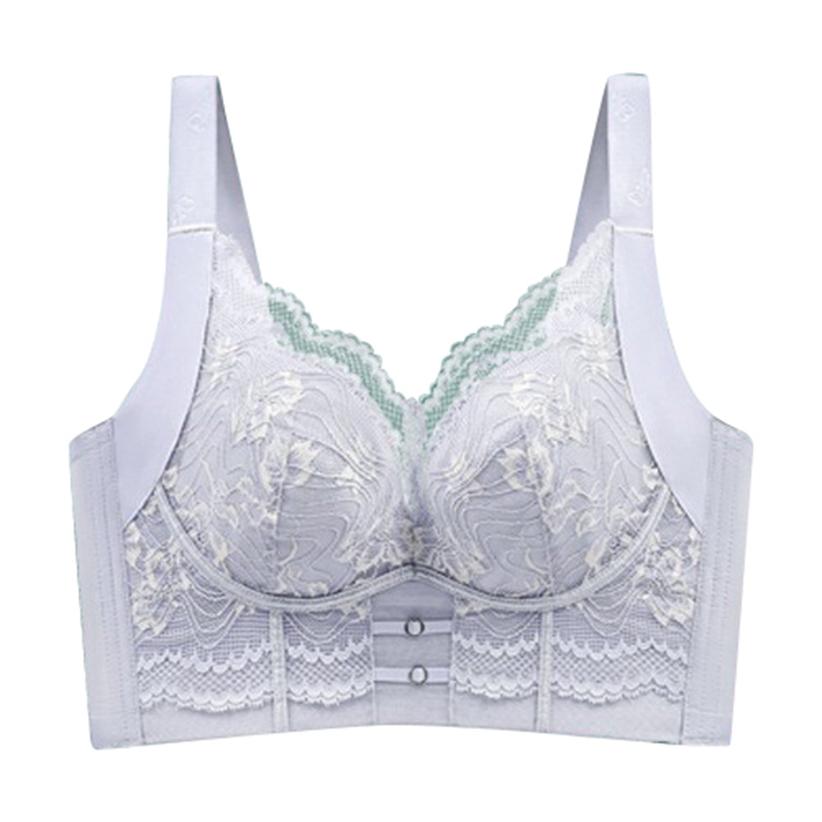 SRZYMJ Womens Bralette Full Coverage Underwire Bra Seamless Design Wide ...