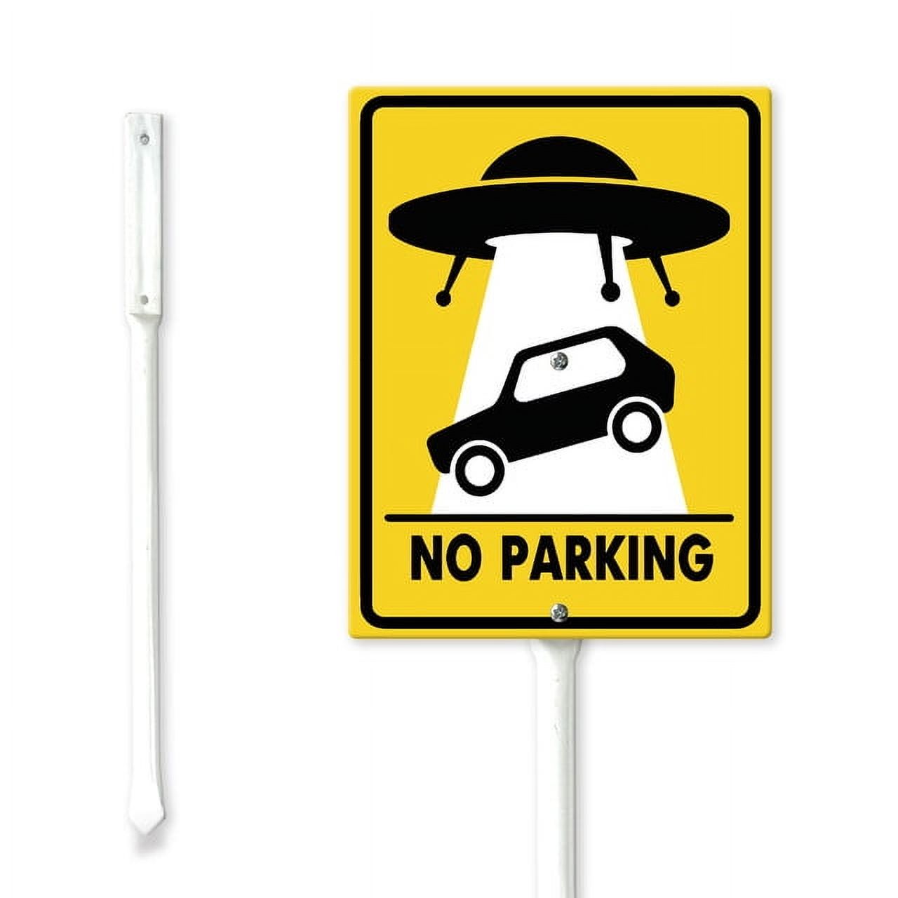 SRongmao 8x12inch Humorous No Parking Yard Sign with Stake Sturdy ...