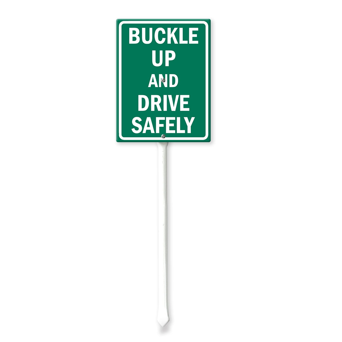 SRongmao Buckle Up and Drive Safely Sign with Stake 7x8.8inch Funny ...