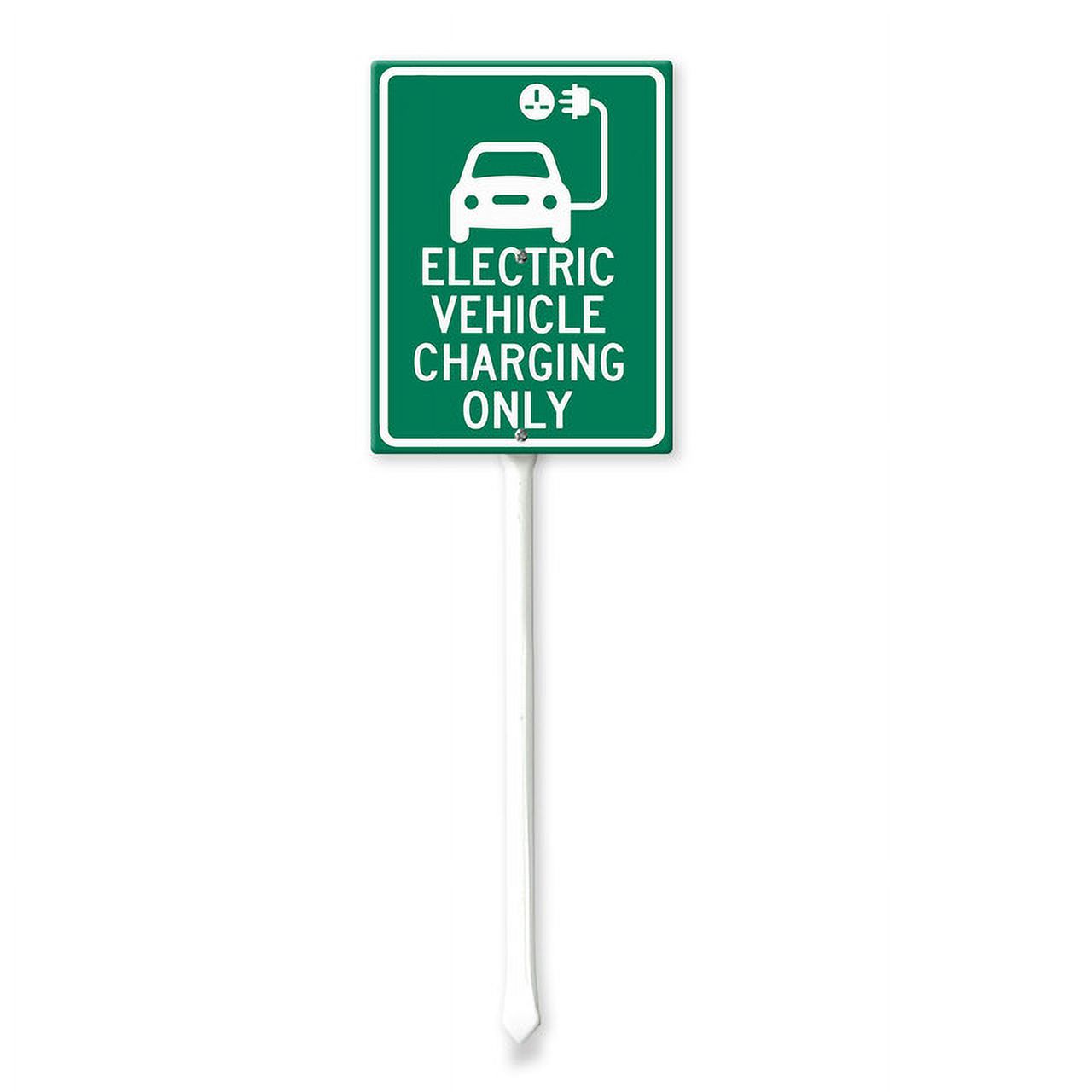 SRongmao Electric Vehicle Charging Only Yard Sign with Stake 4.6x6inch ...