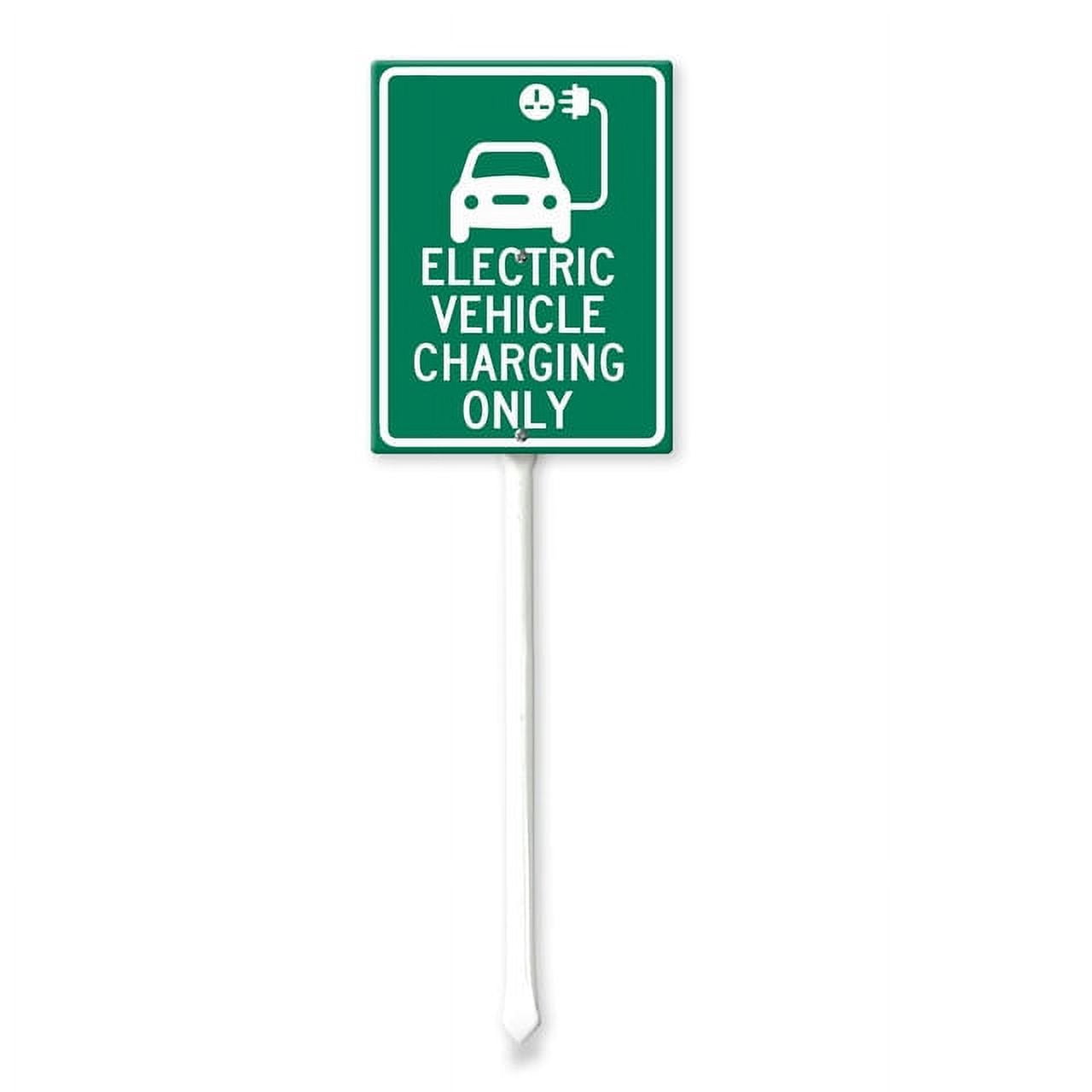 SRongmao Electric Vehicle Charging Only Yard Sign with Stake 8x12inch ...