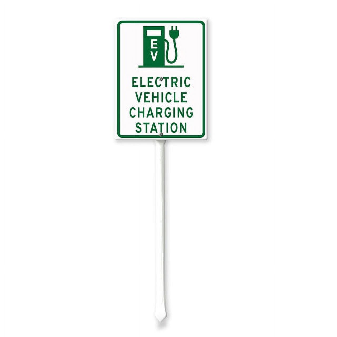 SRongmao Electric Vehicle Charging Station Yard Sign with Stake 4 ...