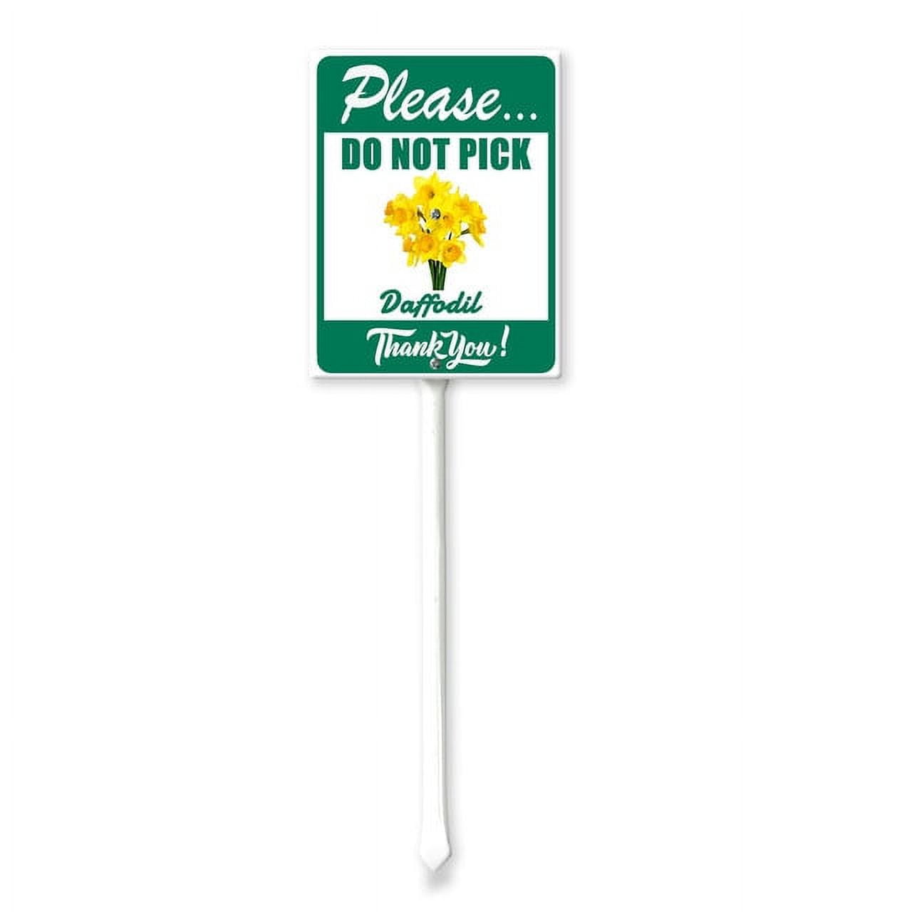 SRongmao Garden Sign Flower Sign for Garden with Stake Do Not Pick ...