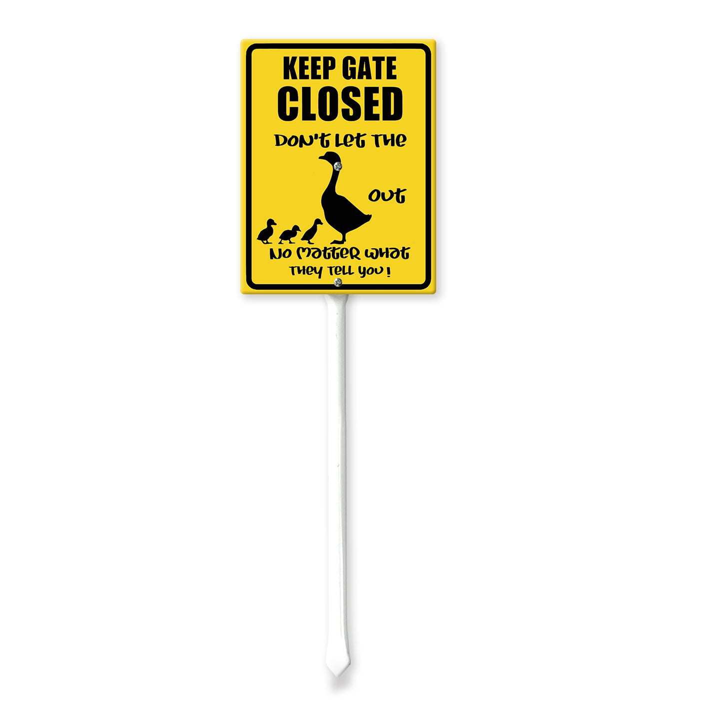 SRongmao Goose Sign Keep Gate Closed No Matter What The Goose Tell You ...