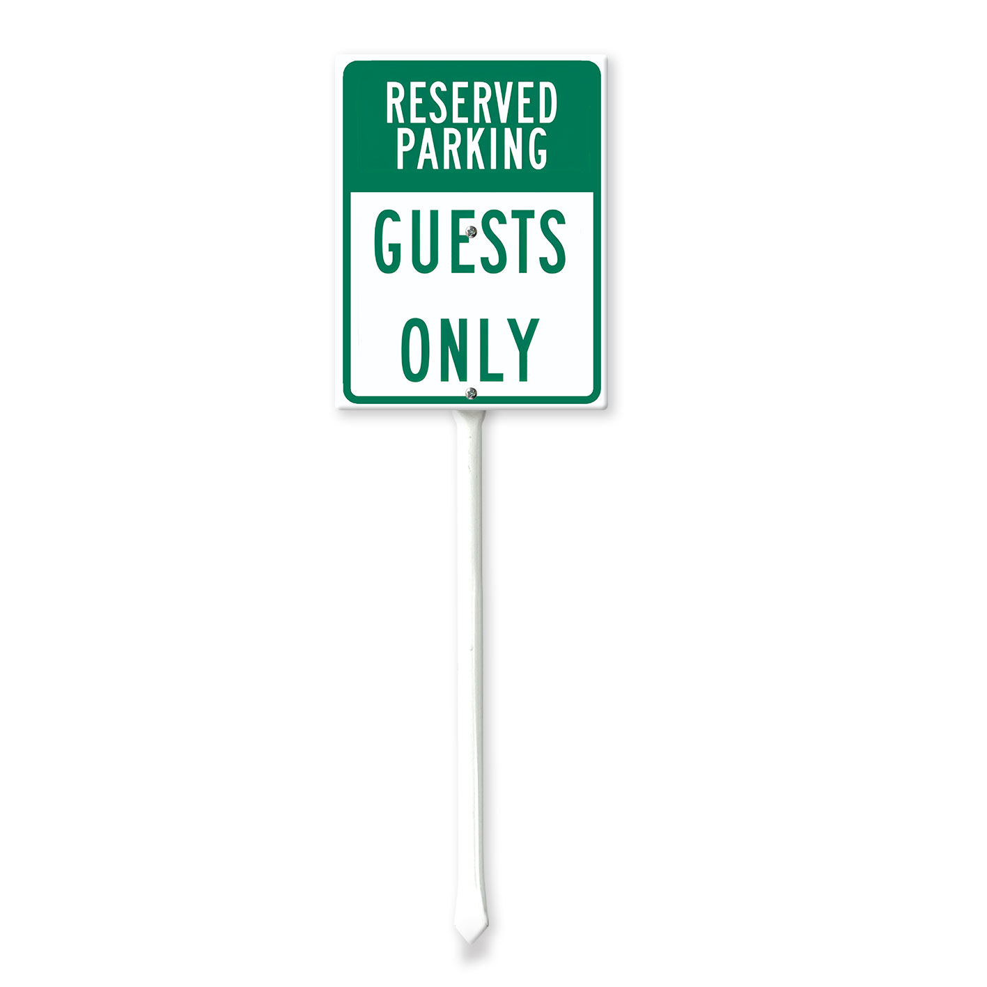 SRongmao Reserved Parking Guest Only Sign with Stake -8x12inch ...