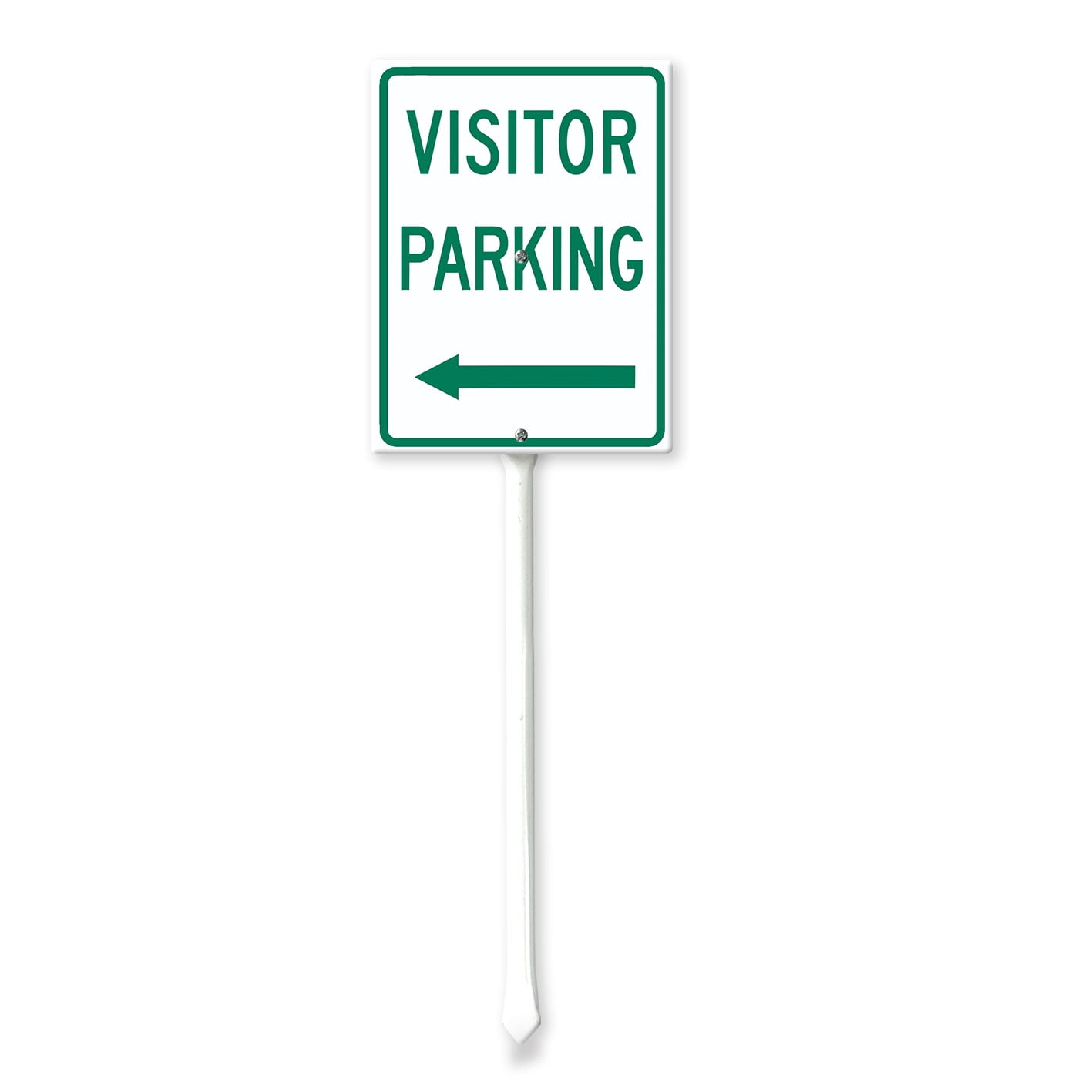 SRongmao Visitor Parking Sign with Stake Left Arrow Sign Outdoor Yard ...