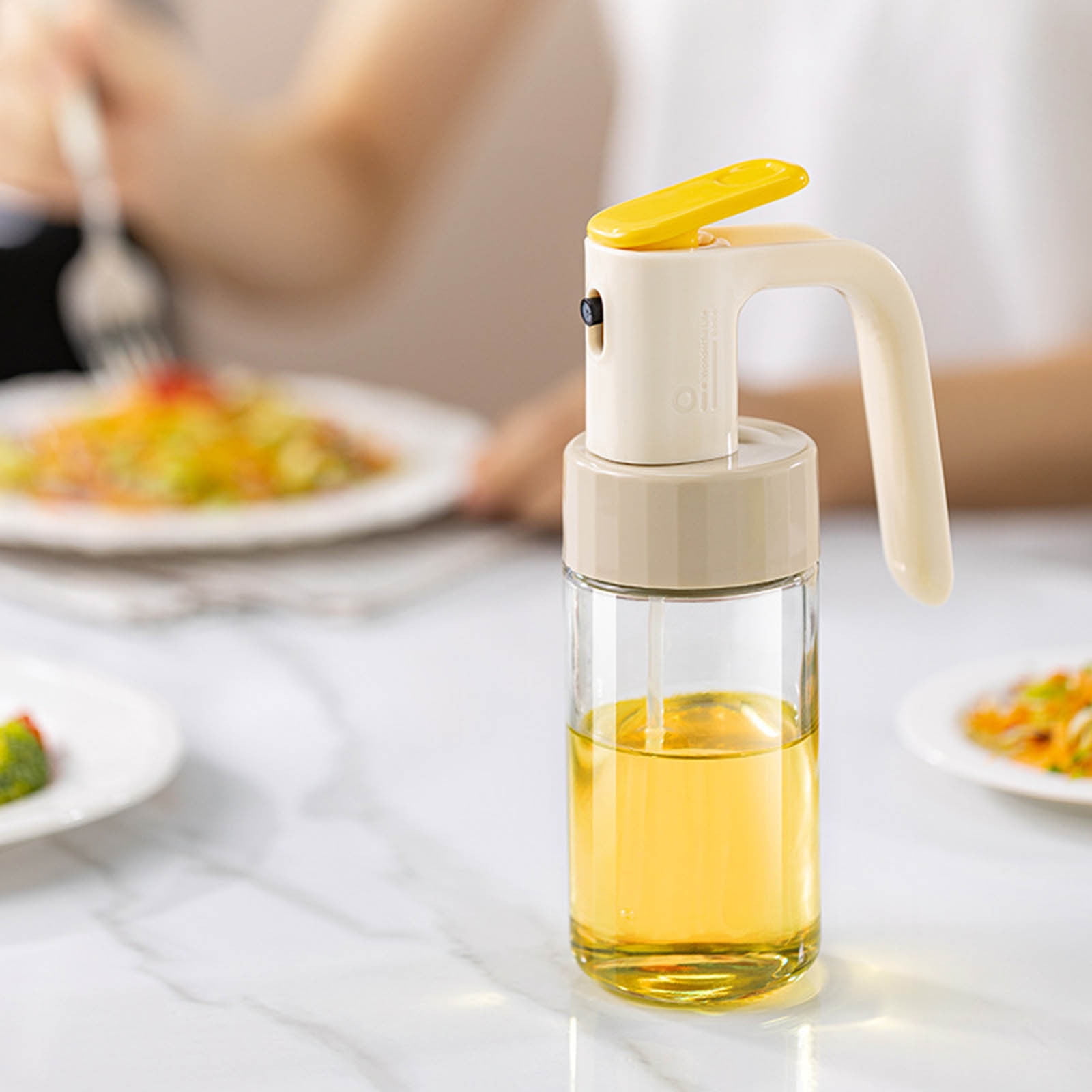 SRstrat Empty Clear Glass Spray Bottles,Oil Spray Bottle Pump Glass ...