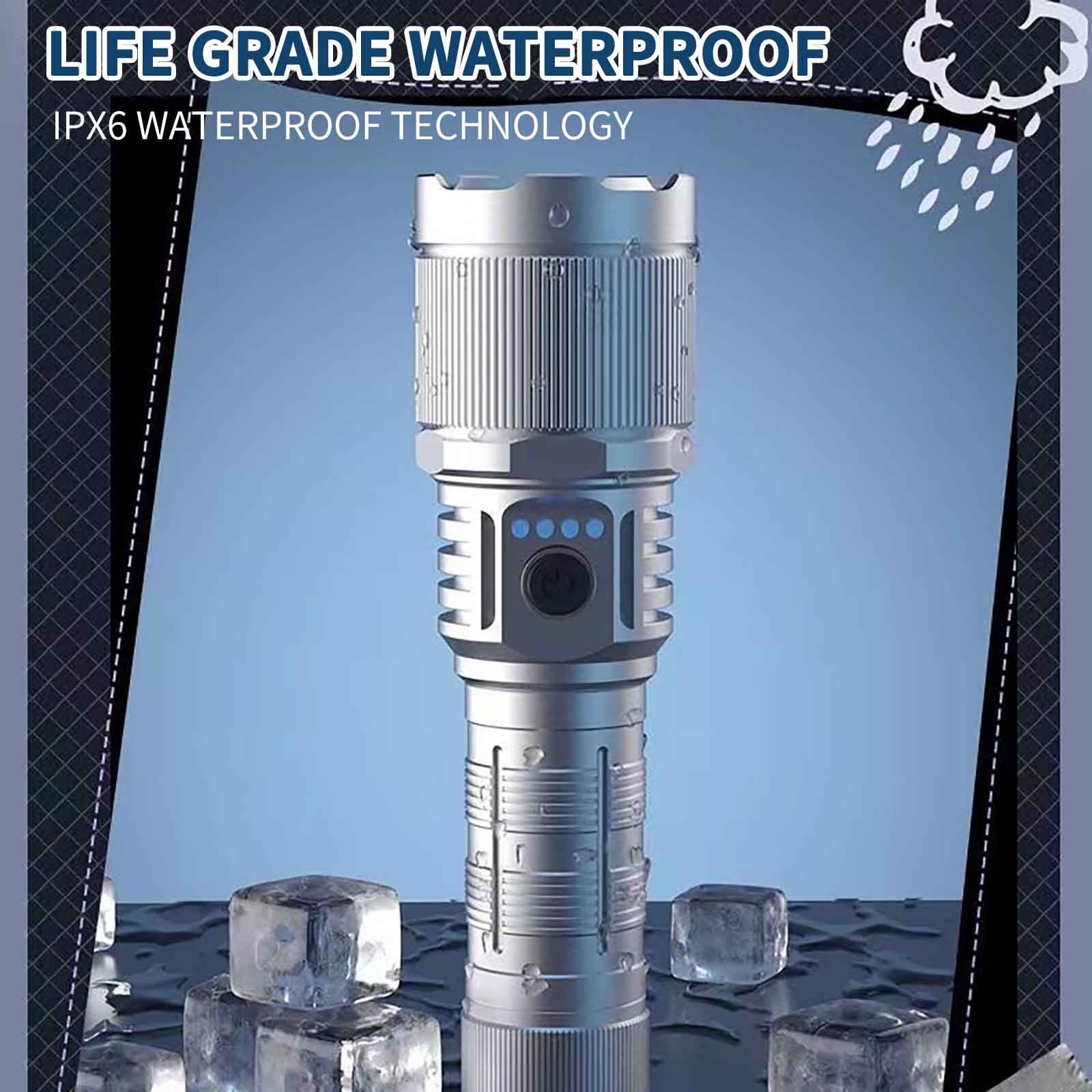 SRstrat Flashlight High Lumens Rechargeable,Angel's Eye White Strong ...