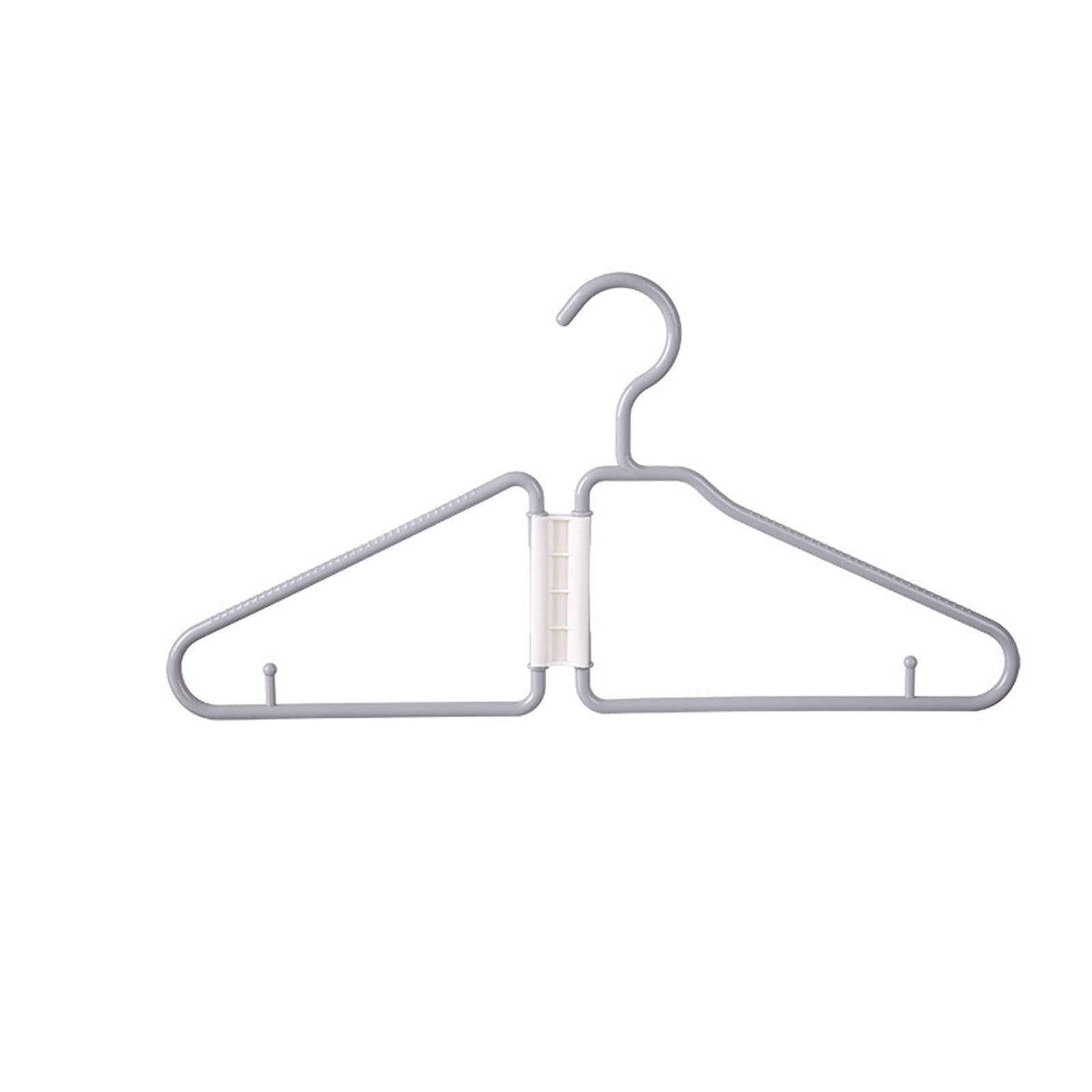 SRstrat Travel Hangers,Foldable Plastic Clothes Hanger Foldable Clothes ...