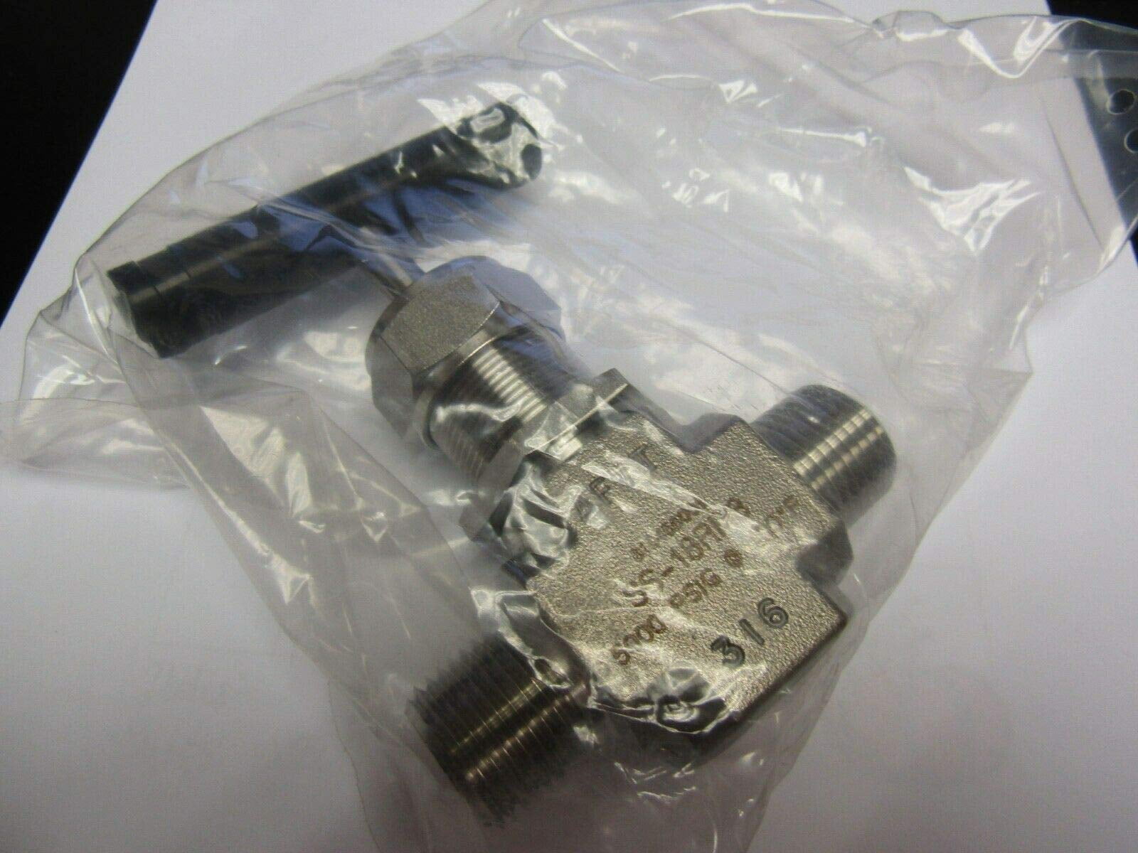 SS-18RM8-SG | Swagelok Integral Bonnet Needle Valve, Inlet : 1/2" Male ...