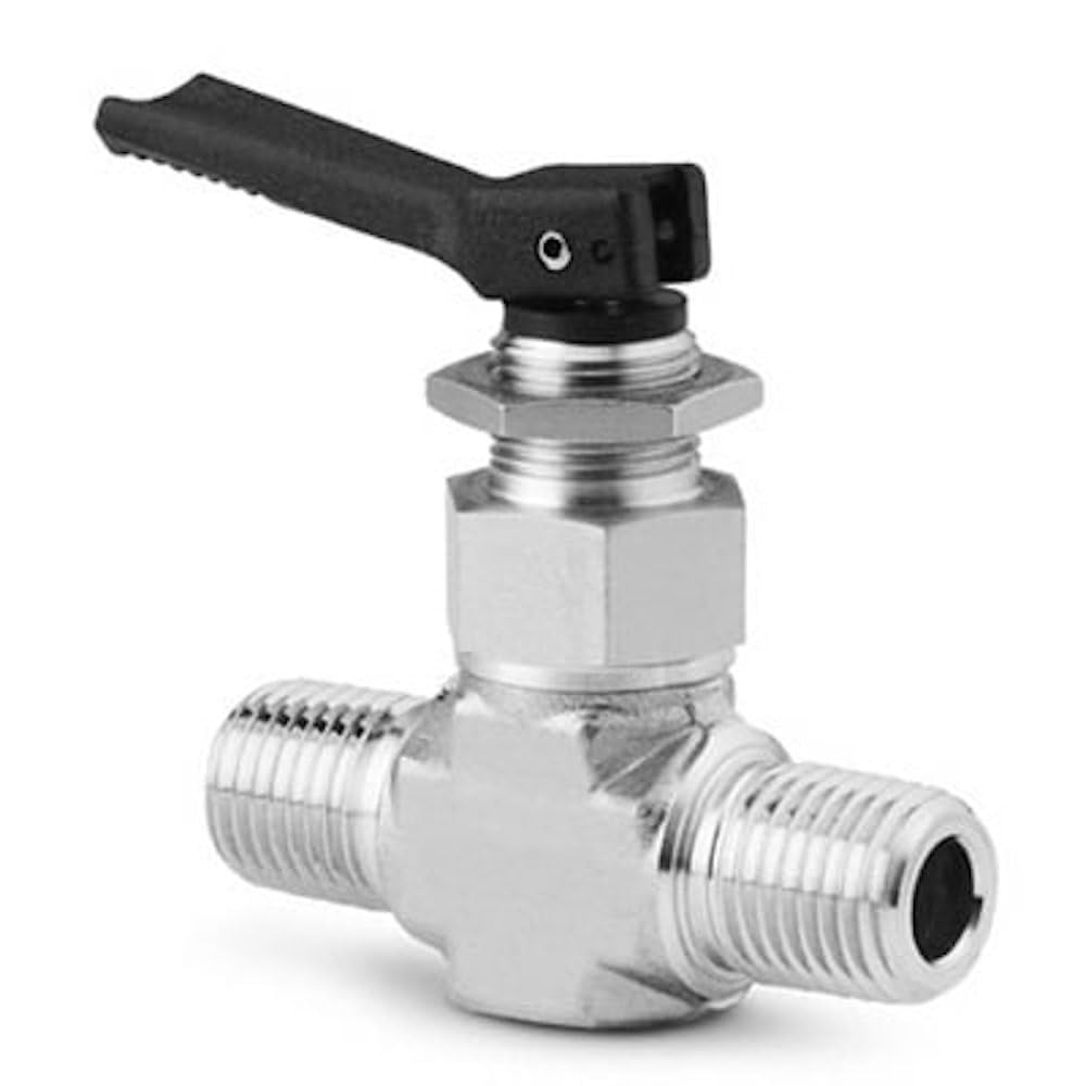 SS-1GM4 | Swagelok Toggle Valve, 1/4"NPT, 300 psi, 316 Stainless - Walmart.com