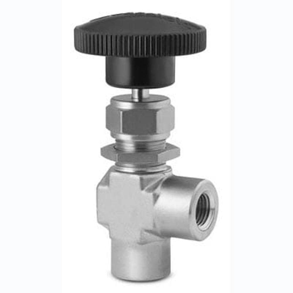 SS-1RF4-A | Swagelok Integral Bonnet Needle Valve, Angle Pattern Valve ...