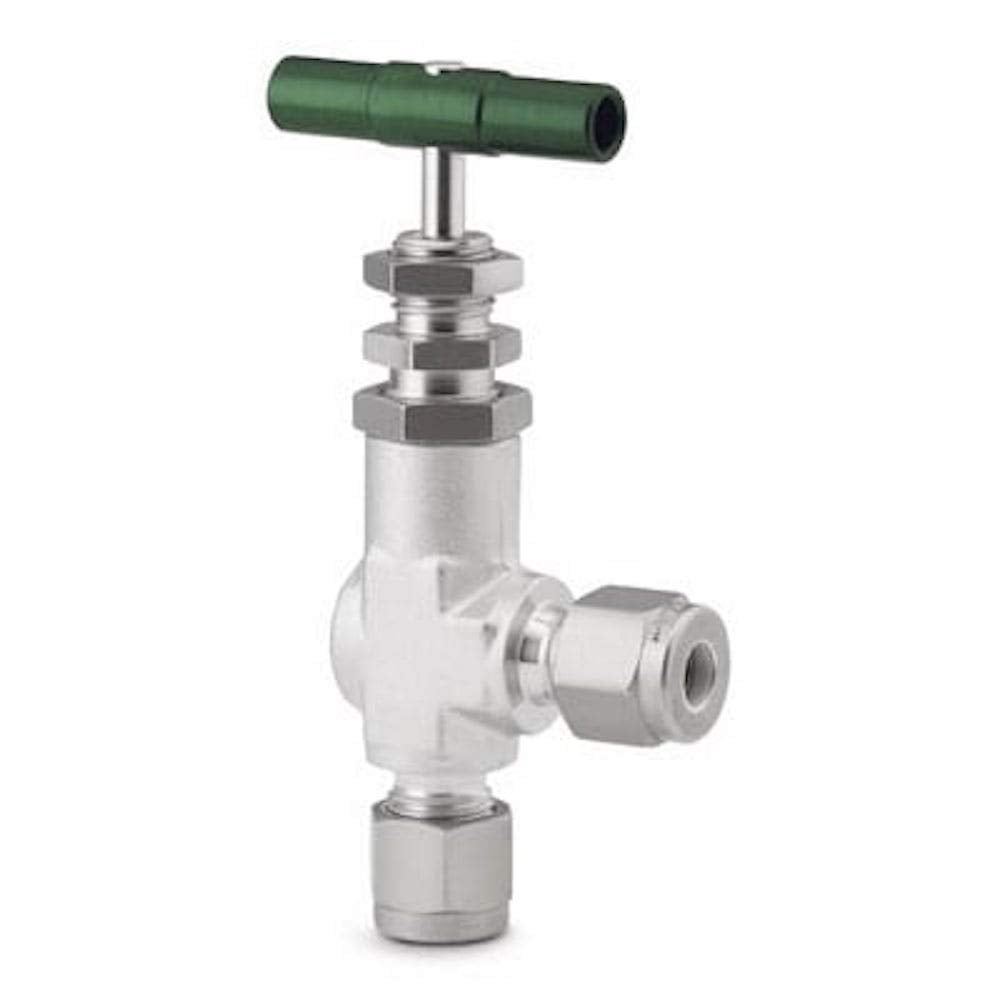 SS-1RS4-A | Swagelok Integral Bonnet Needle Valve, Angle Pattern Valve ...