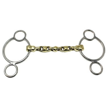 Jeffers Copper Snaffle Mouth Training Horse Bit - Walmart.com