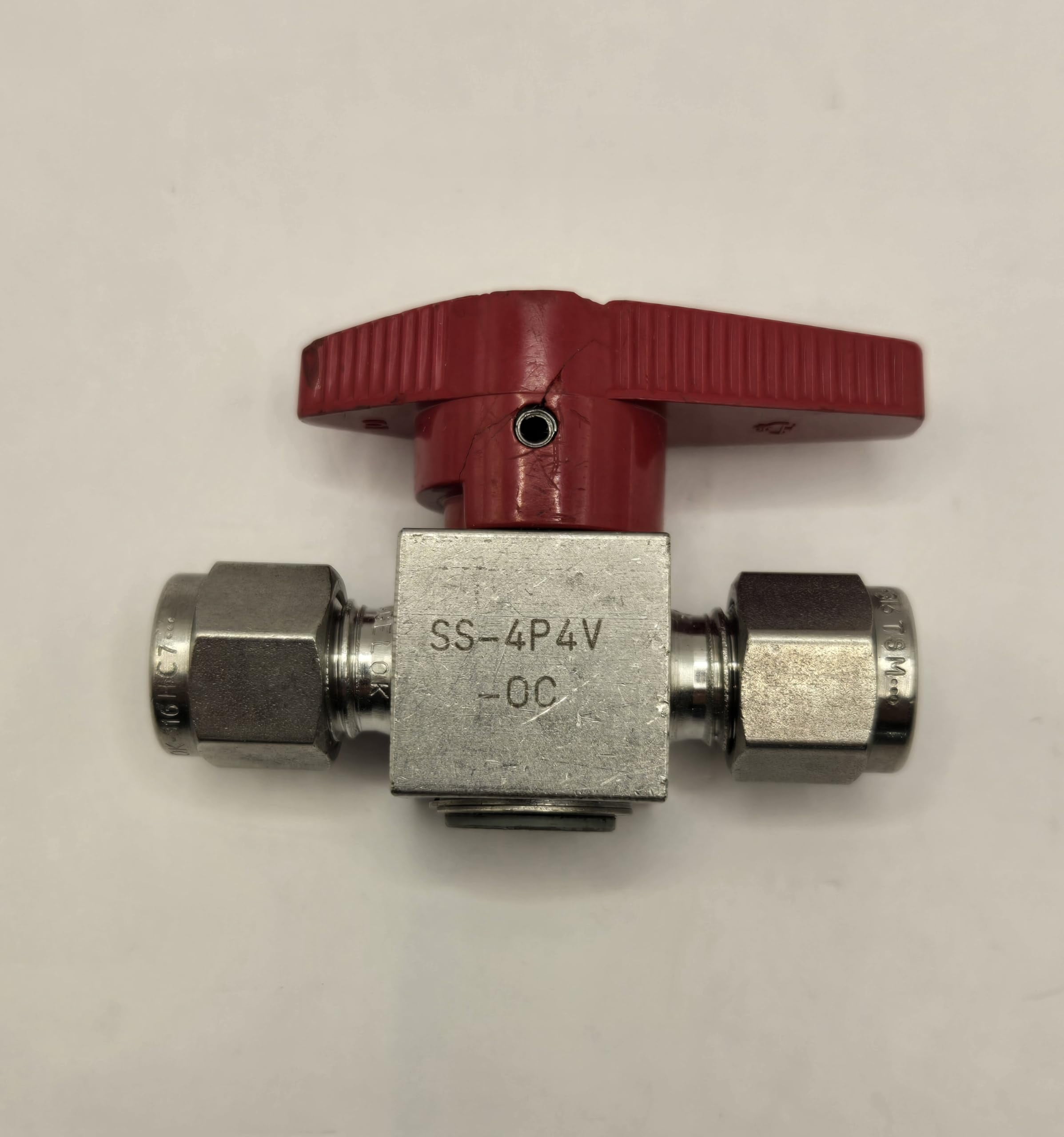 SS-4P4V-OC | Swagelok Plug Valve, with Vent, 316 Stainless - Walmart.com