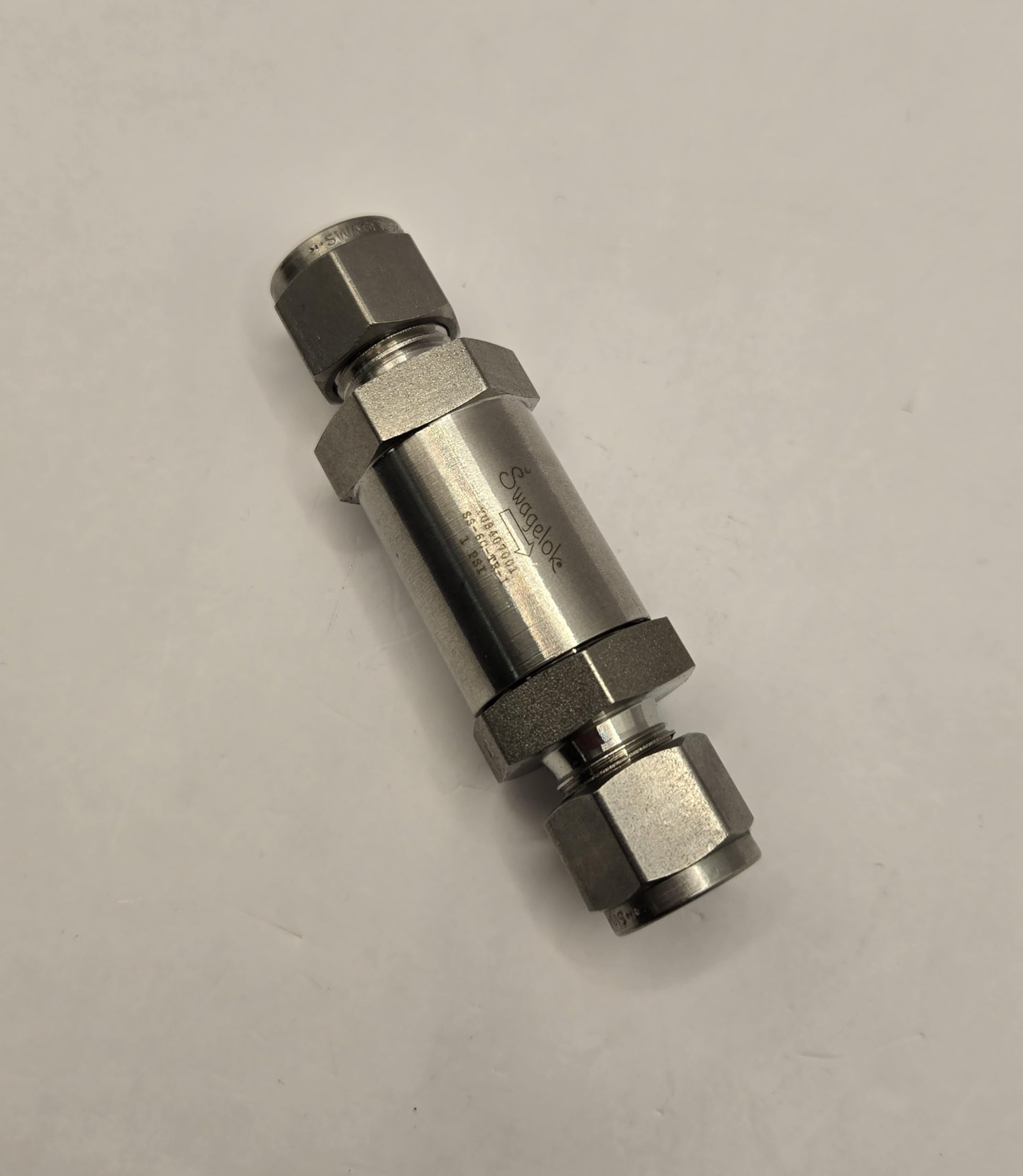 SS-6C-TR-1 | Swagelok C-Series Check Valve, Fixed Pressure, Inlet ...