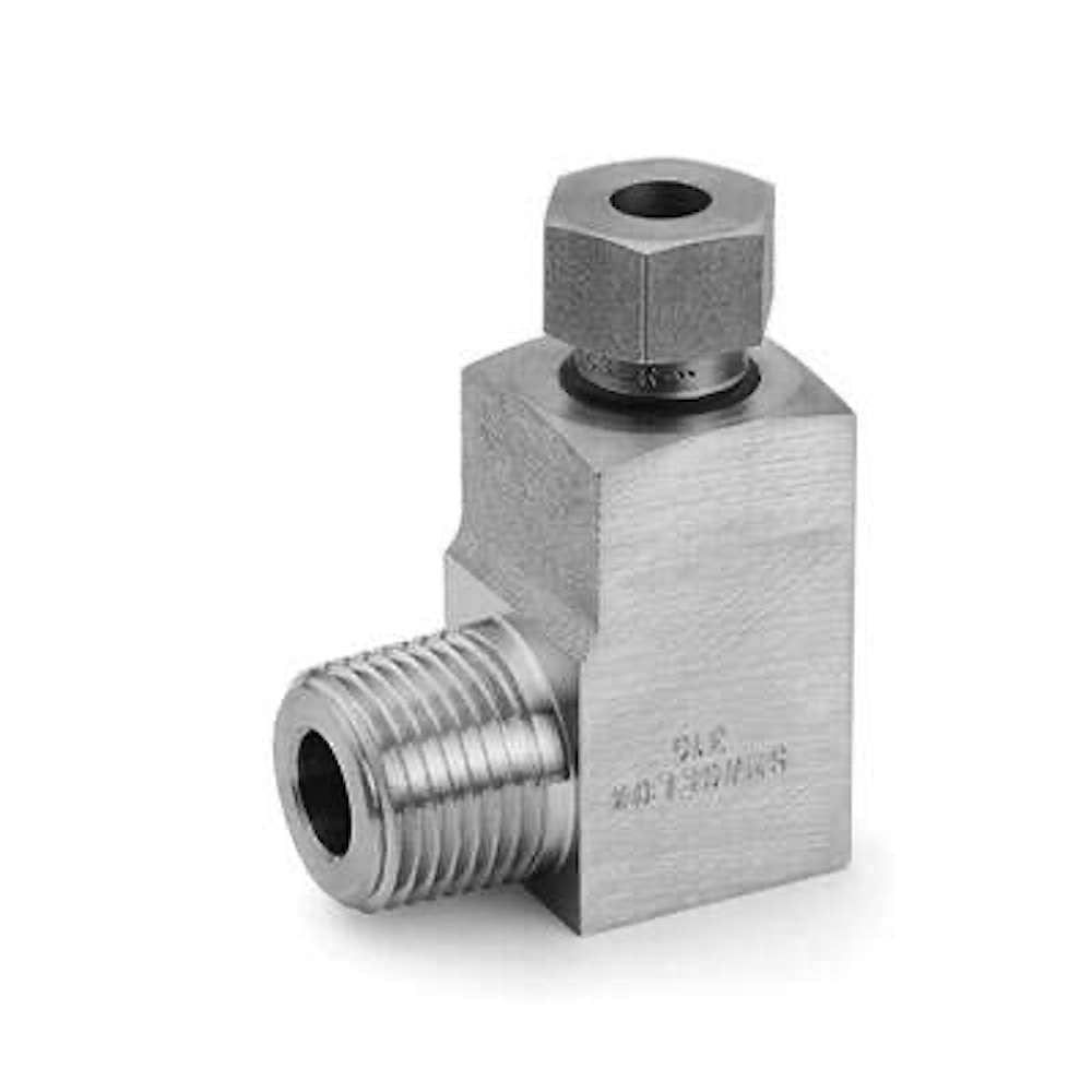 SS-6FK0-2-6 | Swagelok Medium-Pressure Male Elbow, 3/8" Tube : OD Compression x 3/8" Male : NPT ...