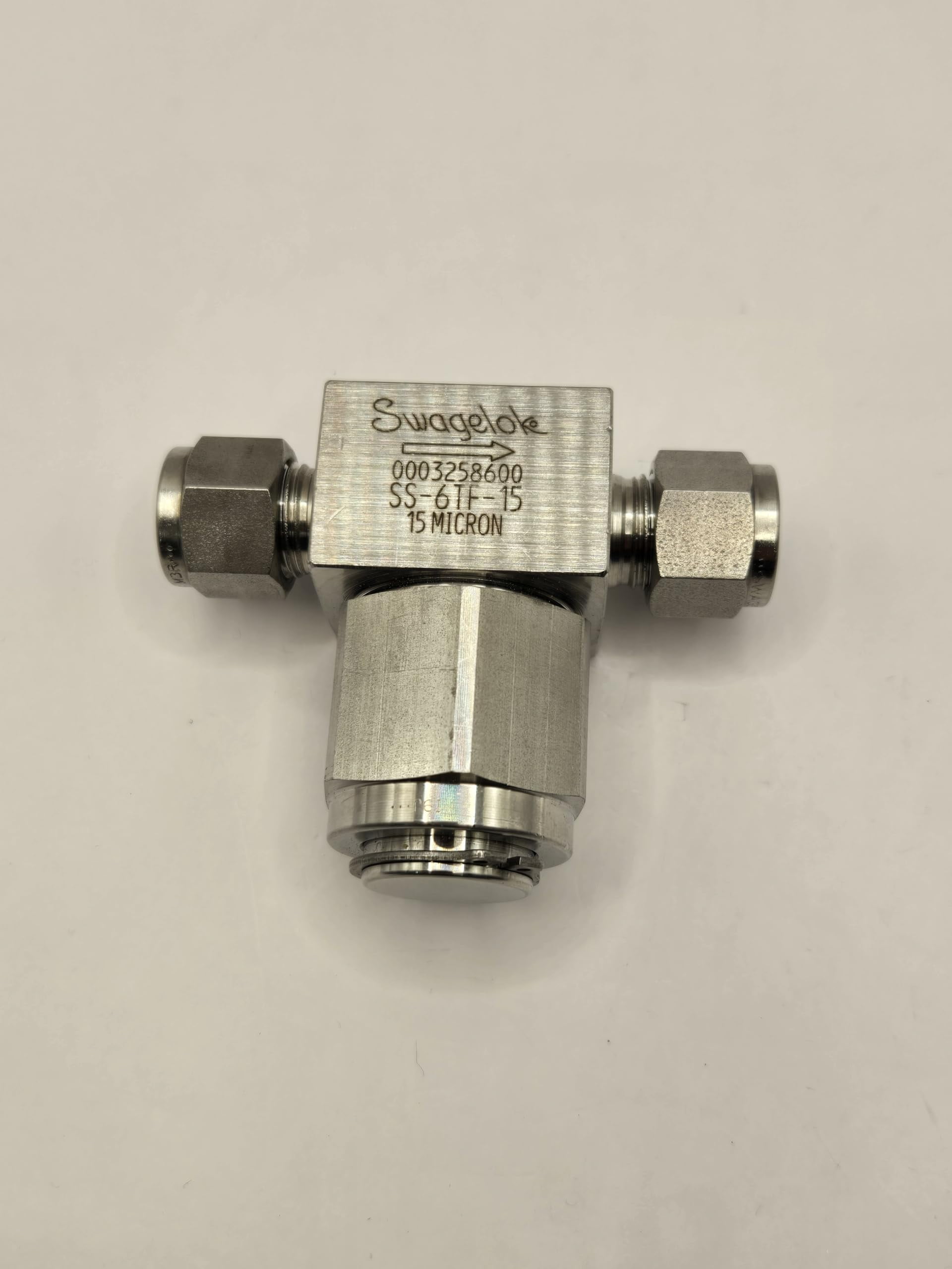 SS-6TF-15 | Swagelok Filter, 316 Stainless Steel Tee-Type Particulate ...