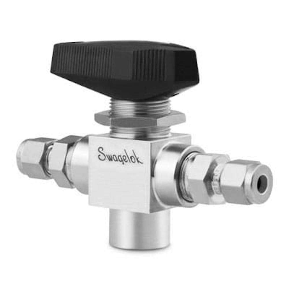 SS-83XTS6 | Swagelok 83 Series Trunnion Ball Valve, (3 Way), Inlet : 1/ ...