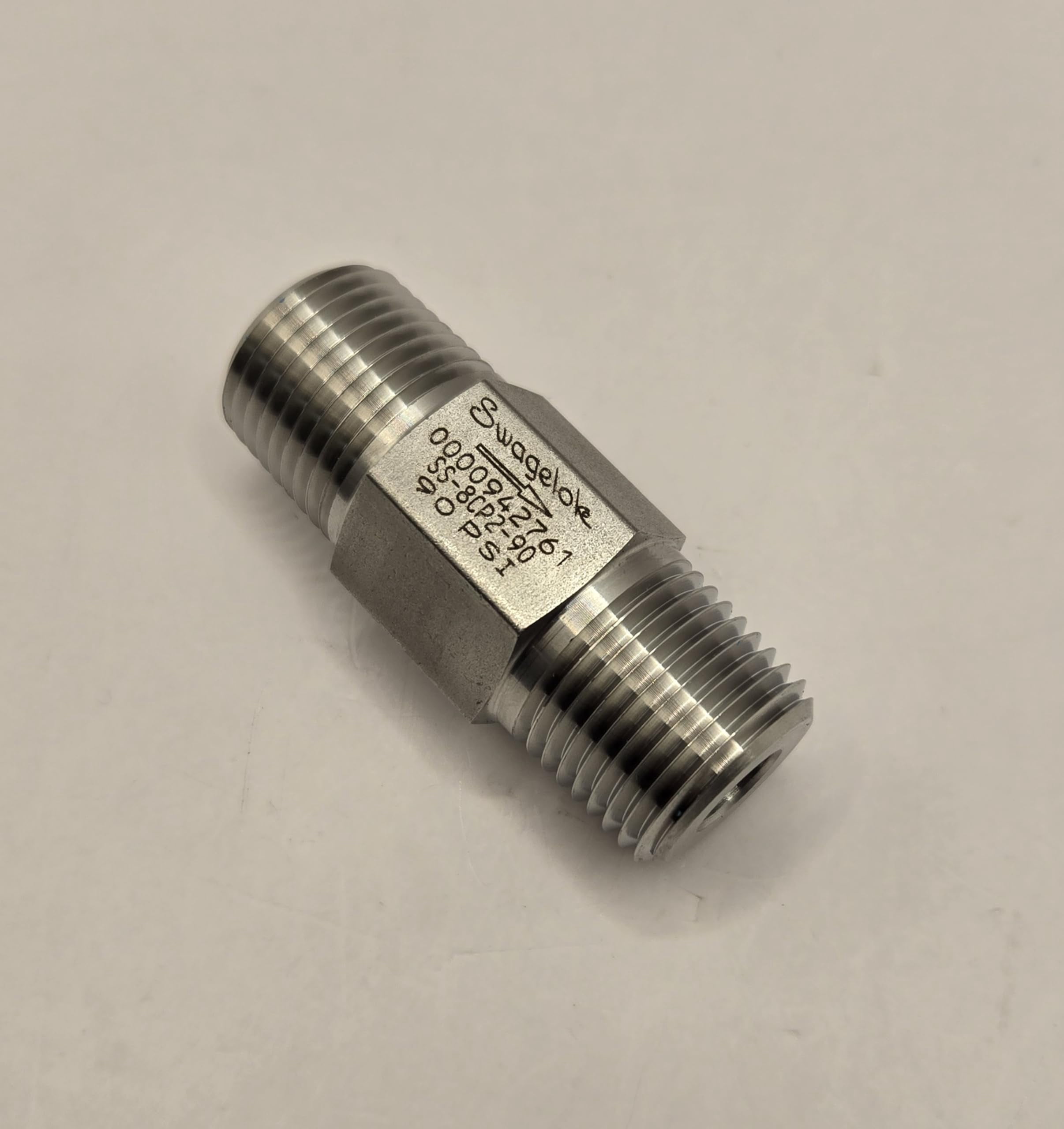 SS-8CP2-90 | Swagelok C-Series Check Valve, Fixed Pressure, Inlet ...