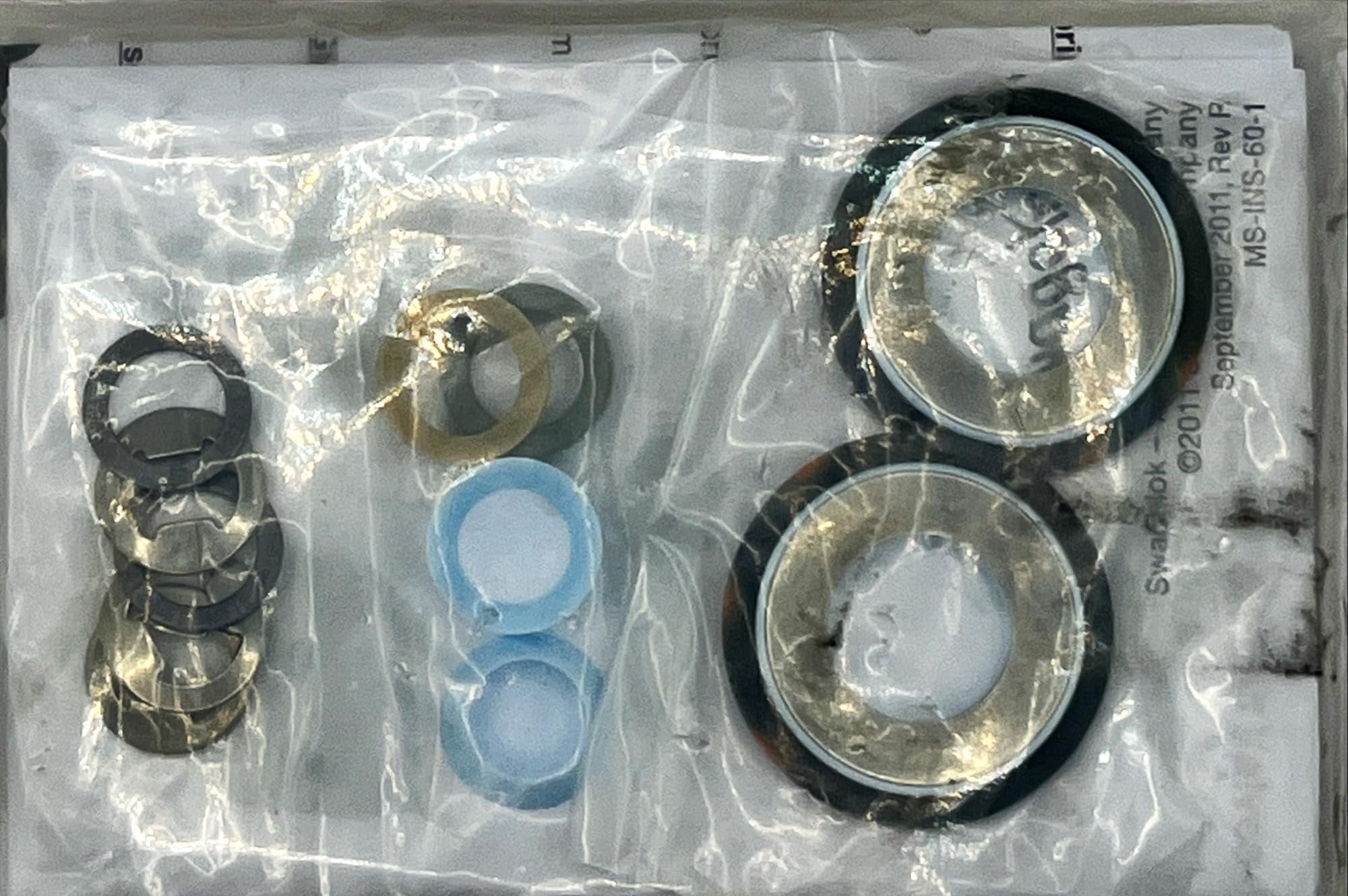 SS-91K-63T | Swagelok 63 Series Ball Valve PTFE Seal Kit - Walmart.com