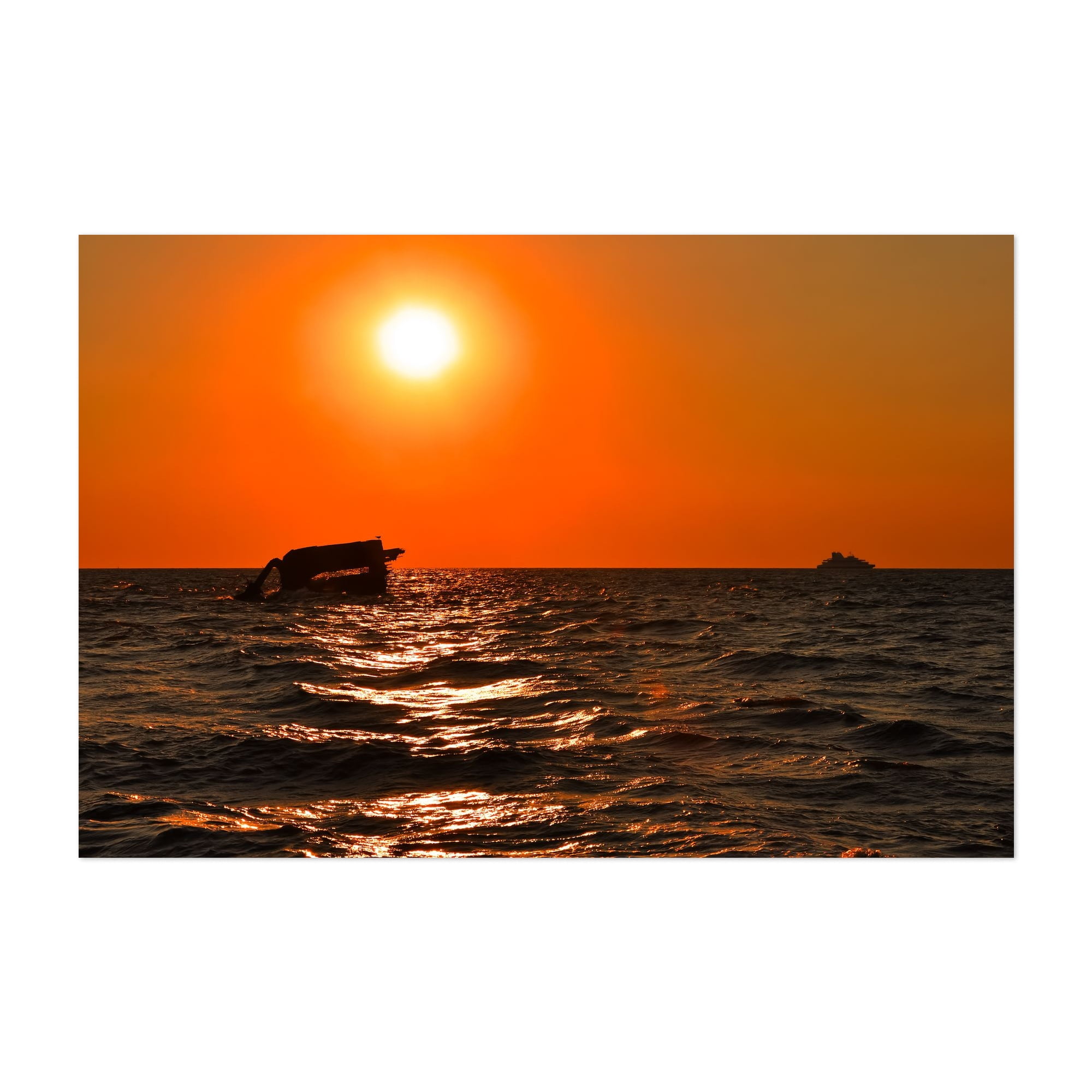 SS Atlantus Shipwreck Sunset 01 - Cape May New Jersey Photography ...