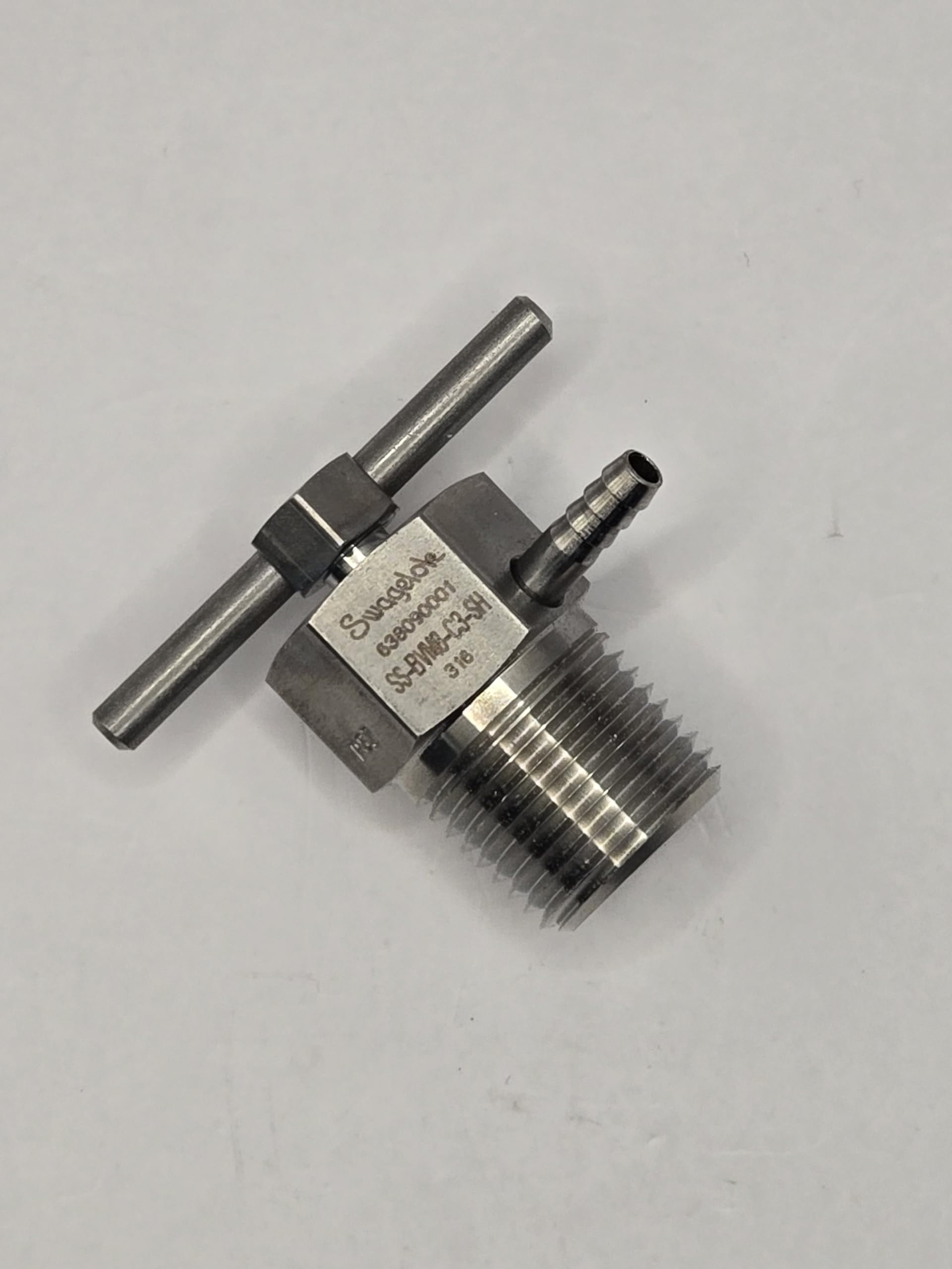 SS-BVM8-C3-SH | Swagelok Bleed Valve, 316 Stainless - Walmart.com
