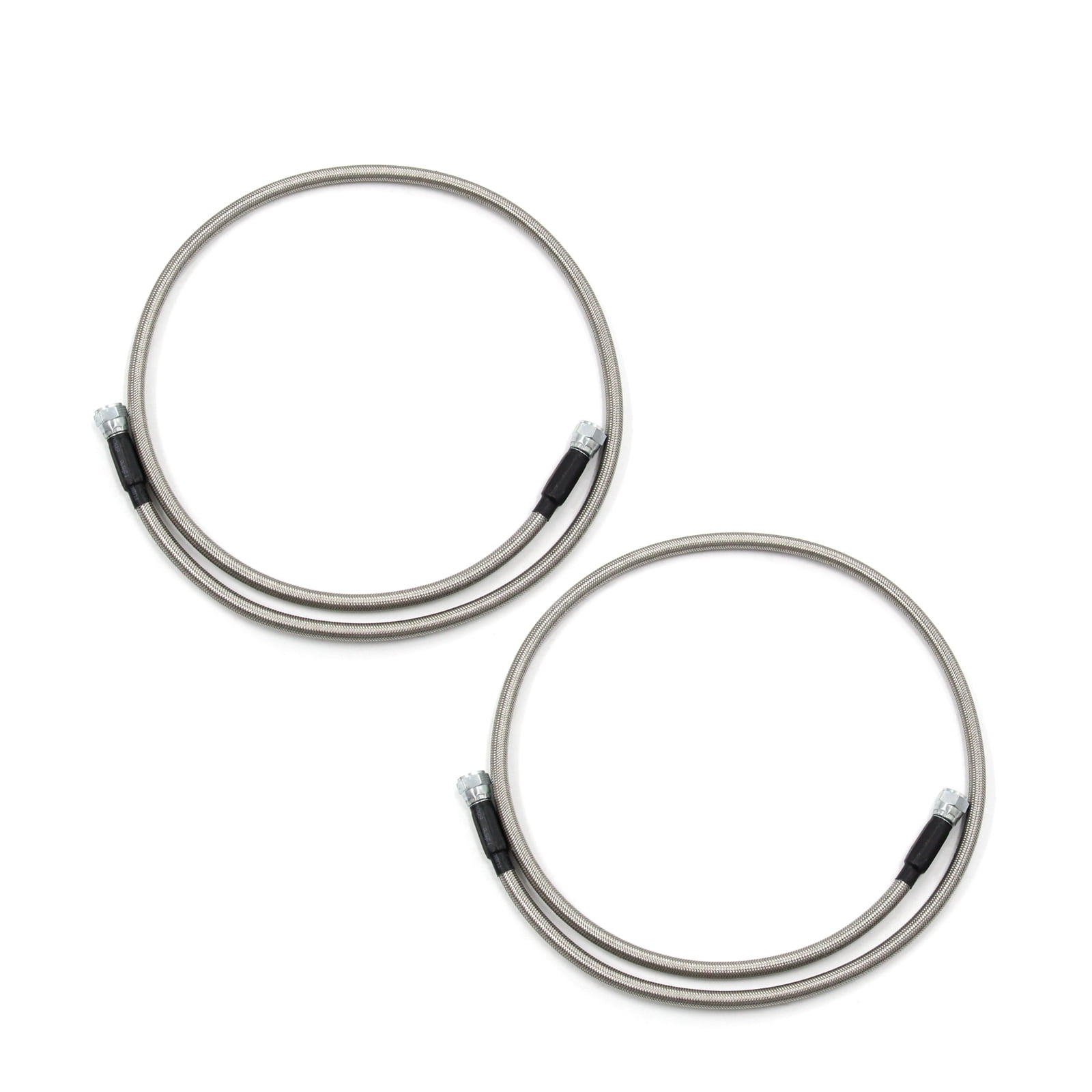 SS Braided Transmission Cooler Hose Lines 52" Length For TH350/700R4 ...