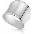 SS DESIGNS- Chunky Silver Ring | Wide Band 925 Sterling Silver Jewelry ...