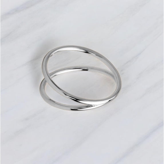SS DESIGNS- Minimalist Two Wire Band Ring – Handmade 925 Stacking Ring ...