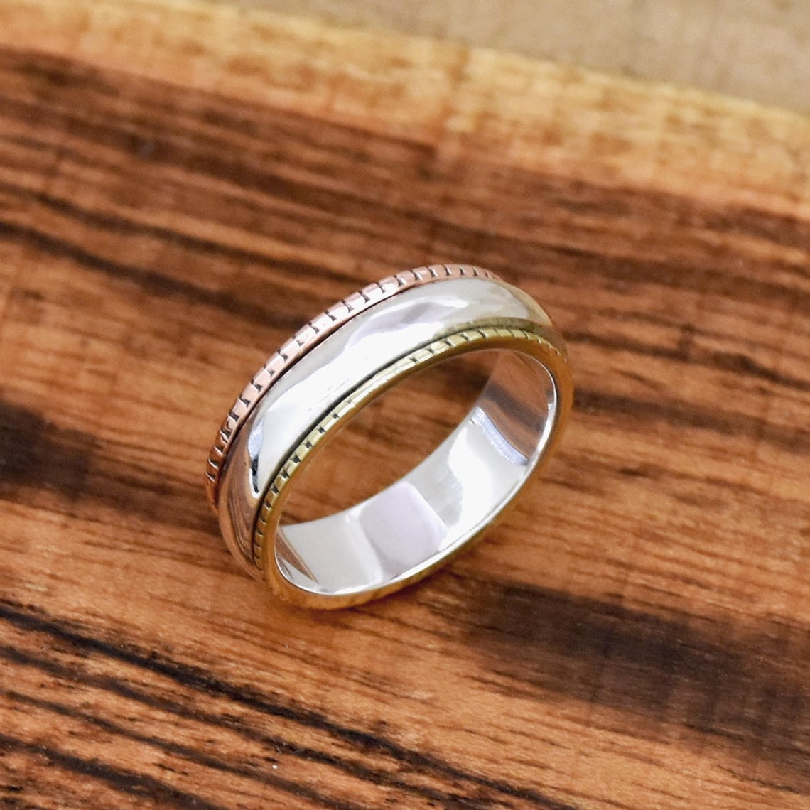 SS DESIGNS Spinner Ring, 925 Sterling Silver Ring, Narrow Band Ring ...