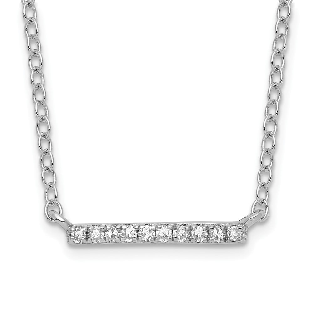 SS Diamond Pend Necklace - Walmart.com