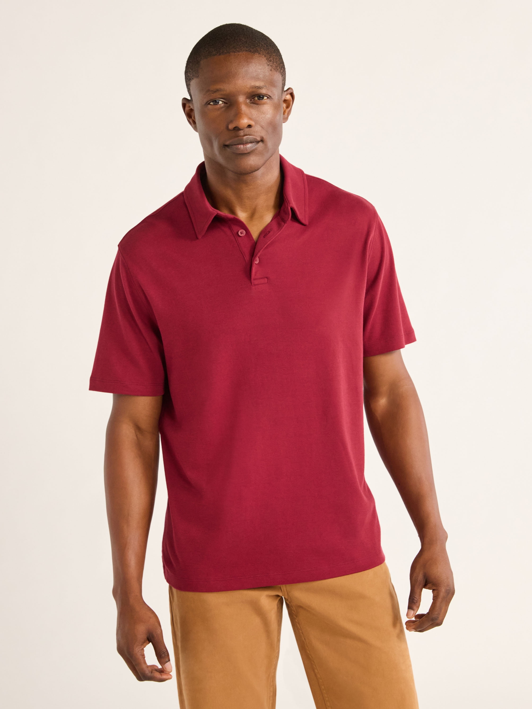 Free Assembly Men's Luxe Everyday Polo Shirt, Sizes S-3XL - Walmart.com