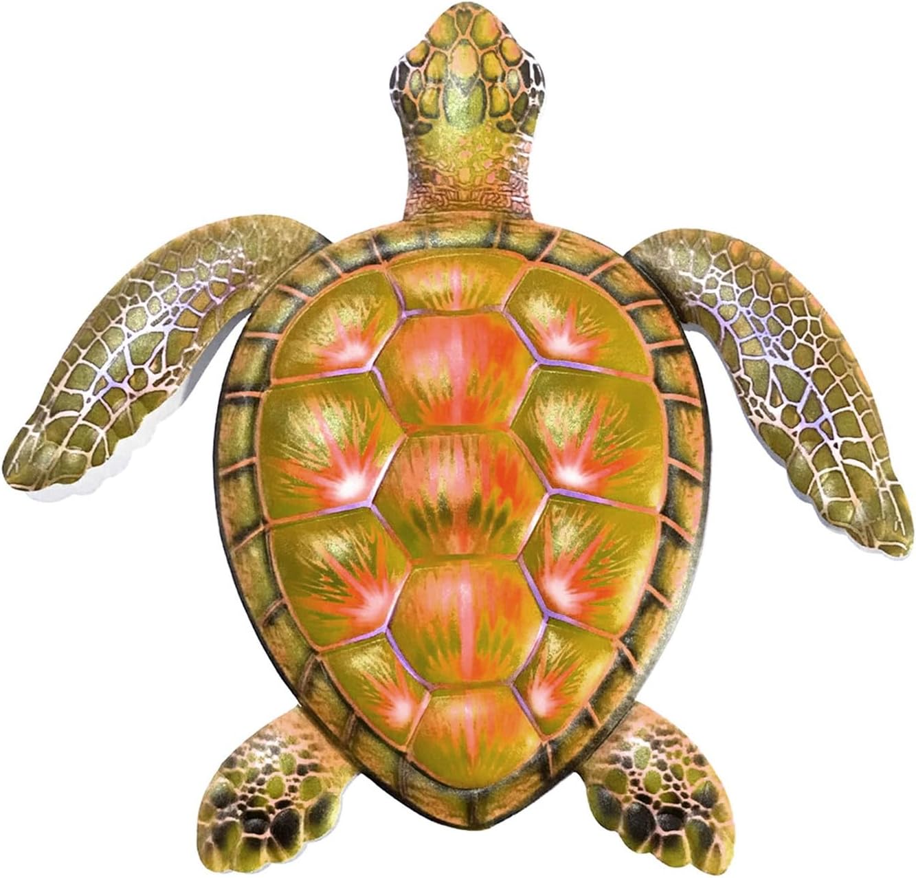SS-Metal Sea Turtle Wall Decor Indoor Outdoor Sea Turtle Wall Art ...