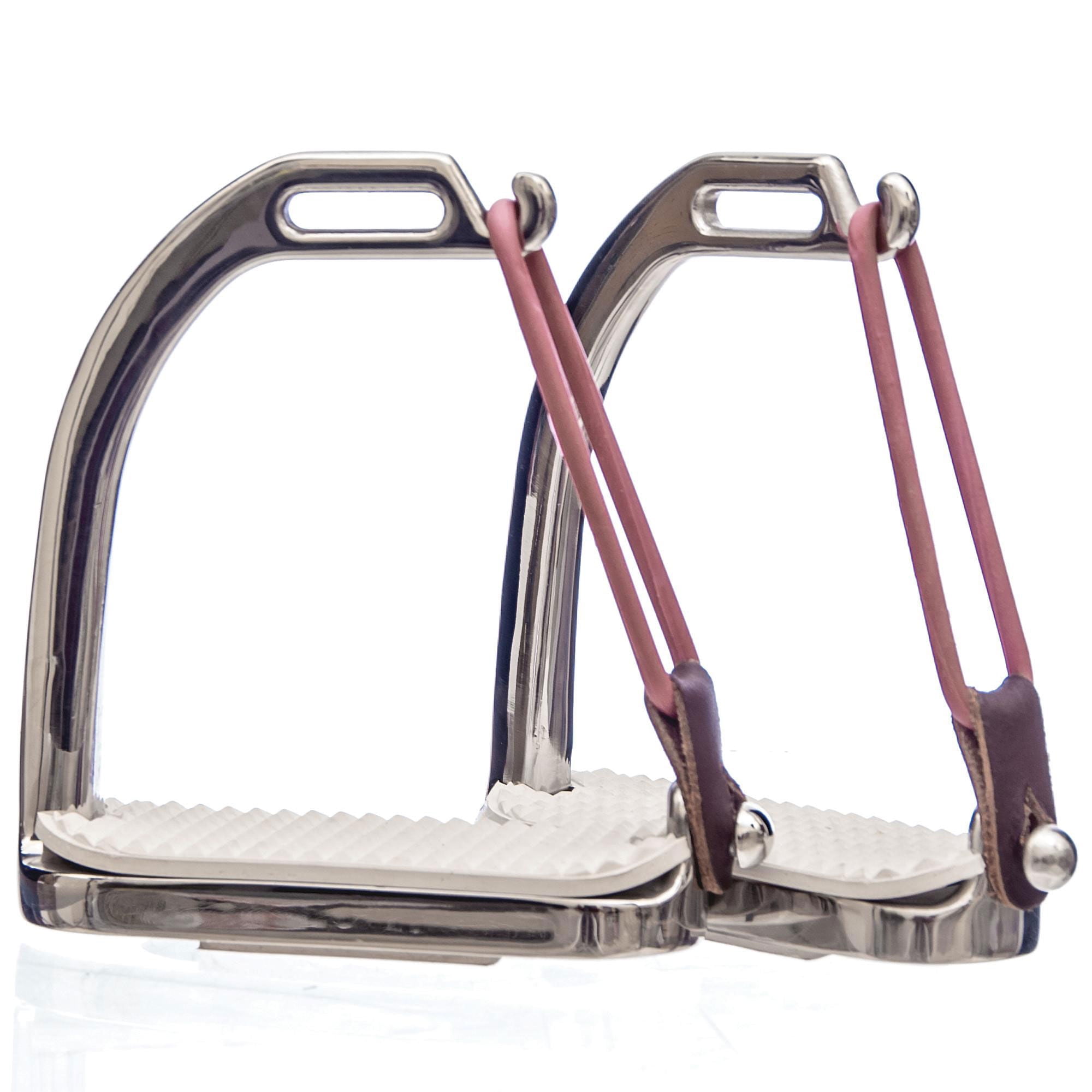 Jeffers Equine Peacock Stirrups for English Saddle, Stainless Steel ...