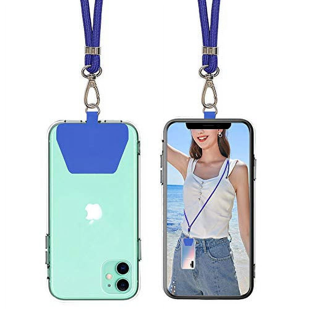 SS Phone Lanyard, Adjustable Detachable Neck Strap with Phone Patch ...