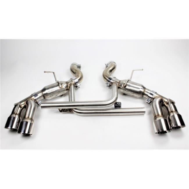 SS Quad-Tip Pro Axle-Back Exhaust with Polished Tips for 2016 Chevrolet ...