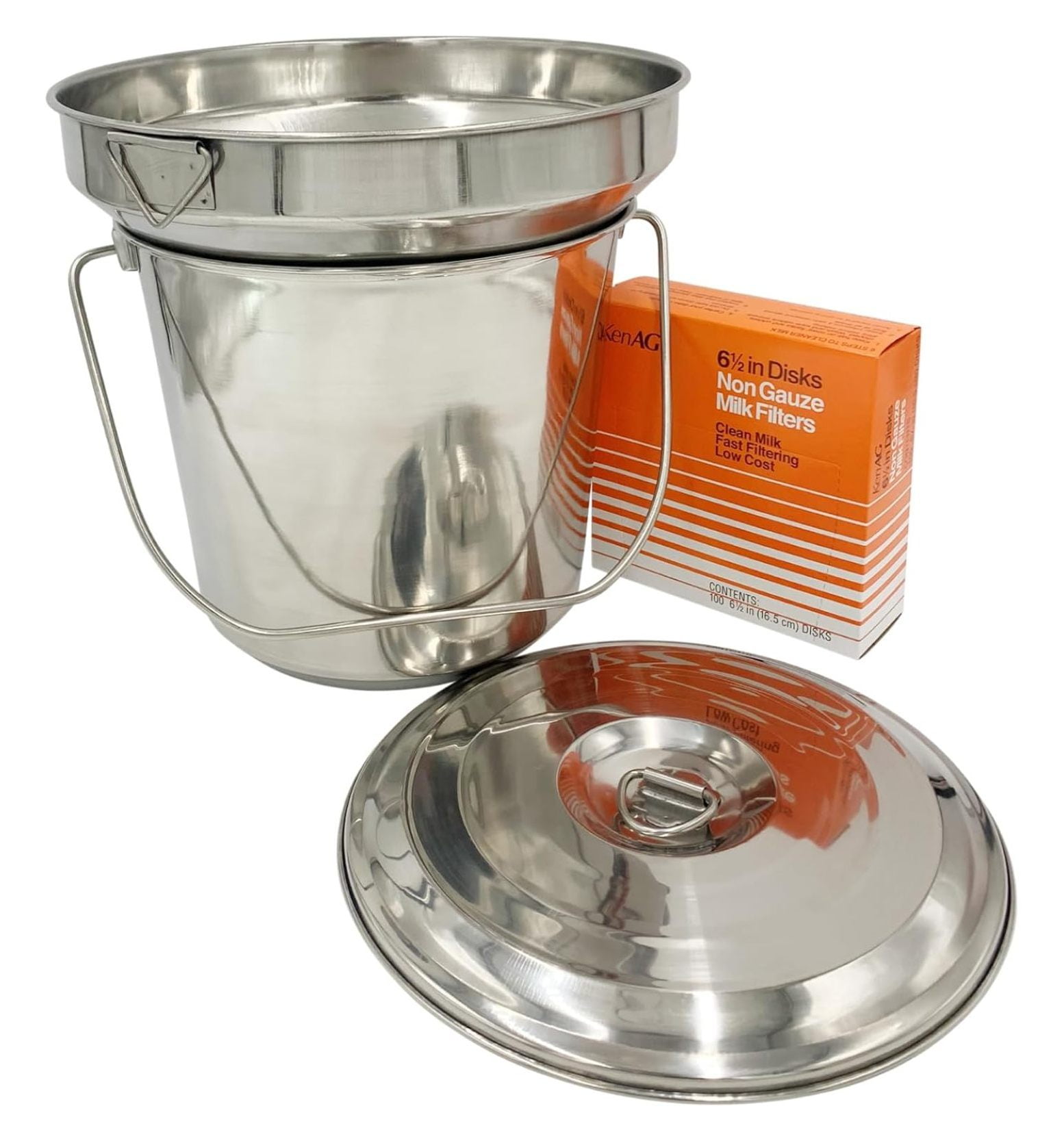 SS Strainers (Large Strainer & Pail Combo, 10 L Pail & Large Strainer ...