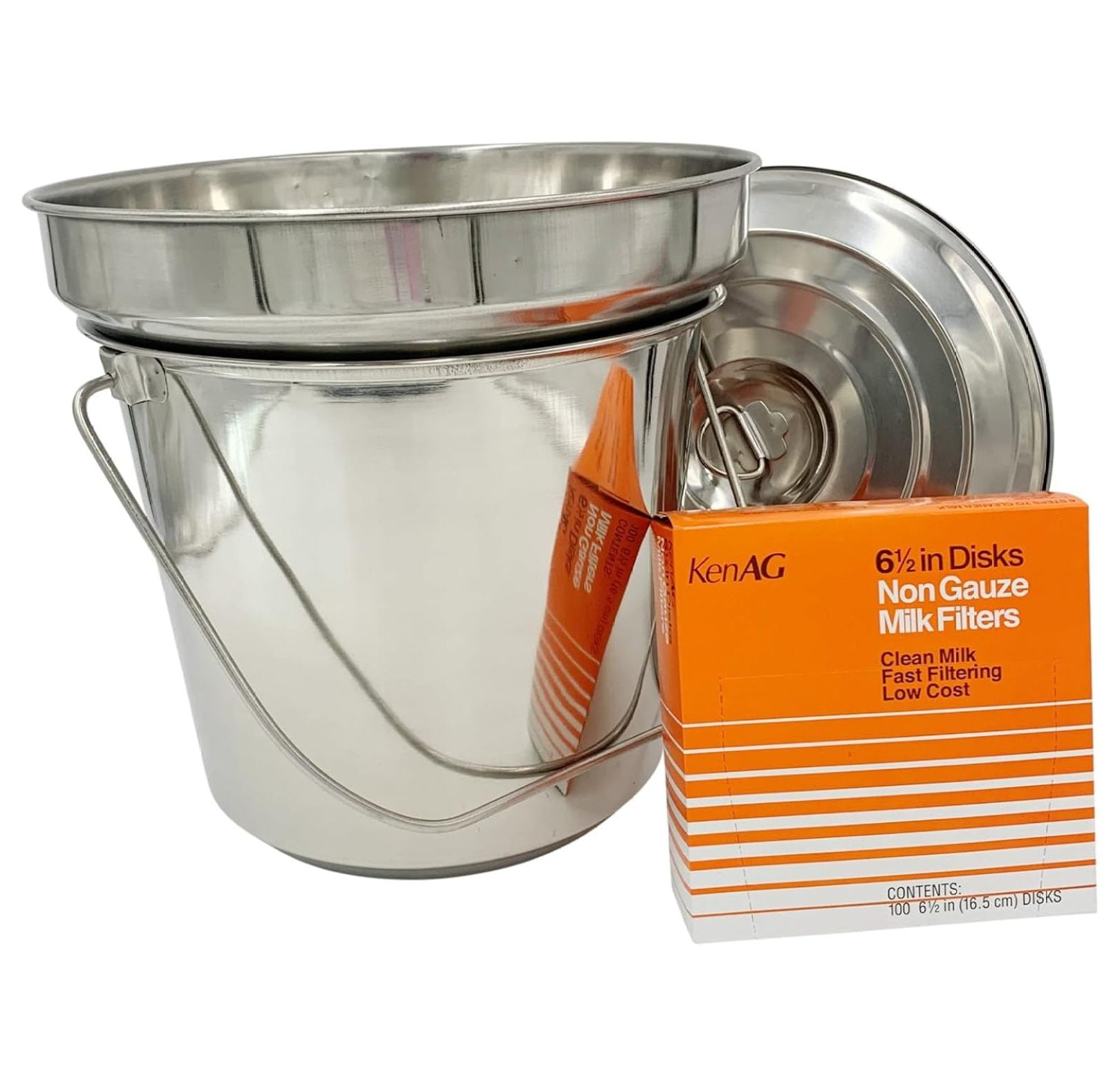 SS Strainers (Large Strainer & Pail Combo, 13 L Pail & Large Strainer ...