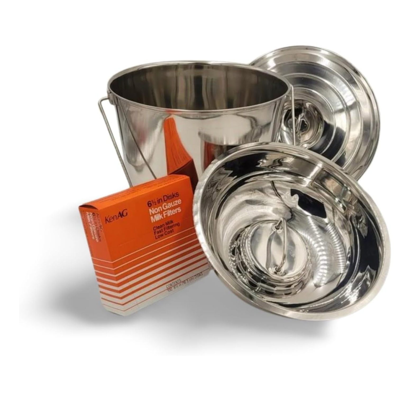 SS Strainers (Large Strainer & Pail Combo, 17 L Pail & Large Strainer ...