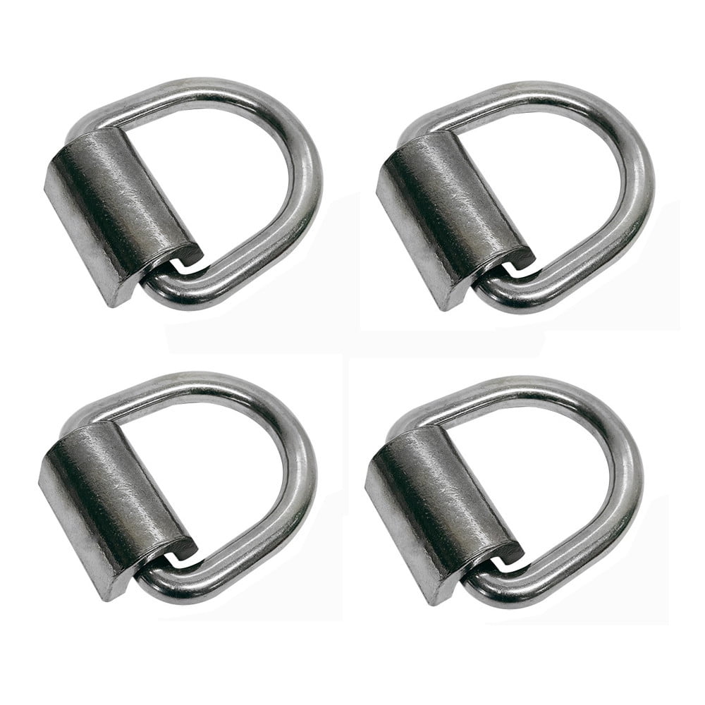 SS.T316 1" Weld-On Heavy D Rings 8,500 Lbs,Marine Boat,Tie-Down Anchor ...