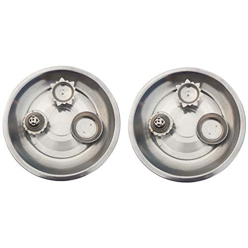 SS TRADERS Stainless Steel Pooj thaaliPooja PlatePooja Article with ...