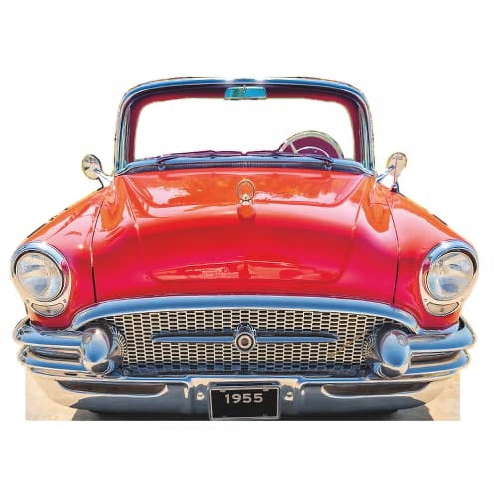 SS11040 Classic Red Car Coupe 1955 Stand in Cardboard Cutout Standee ...