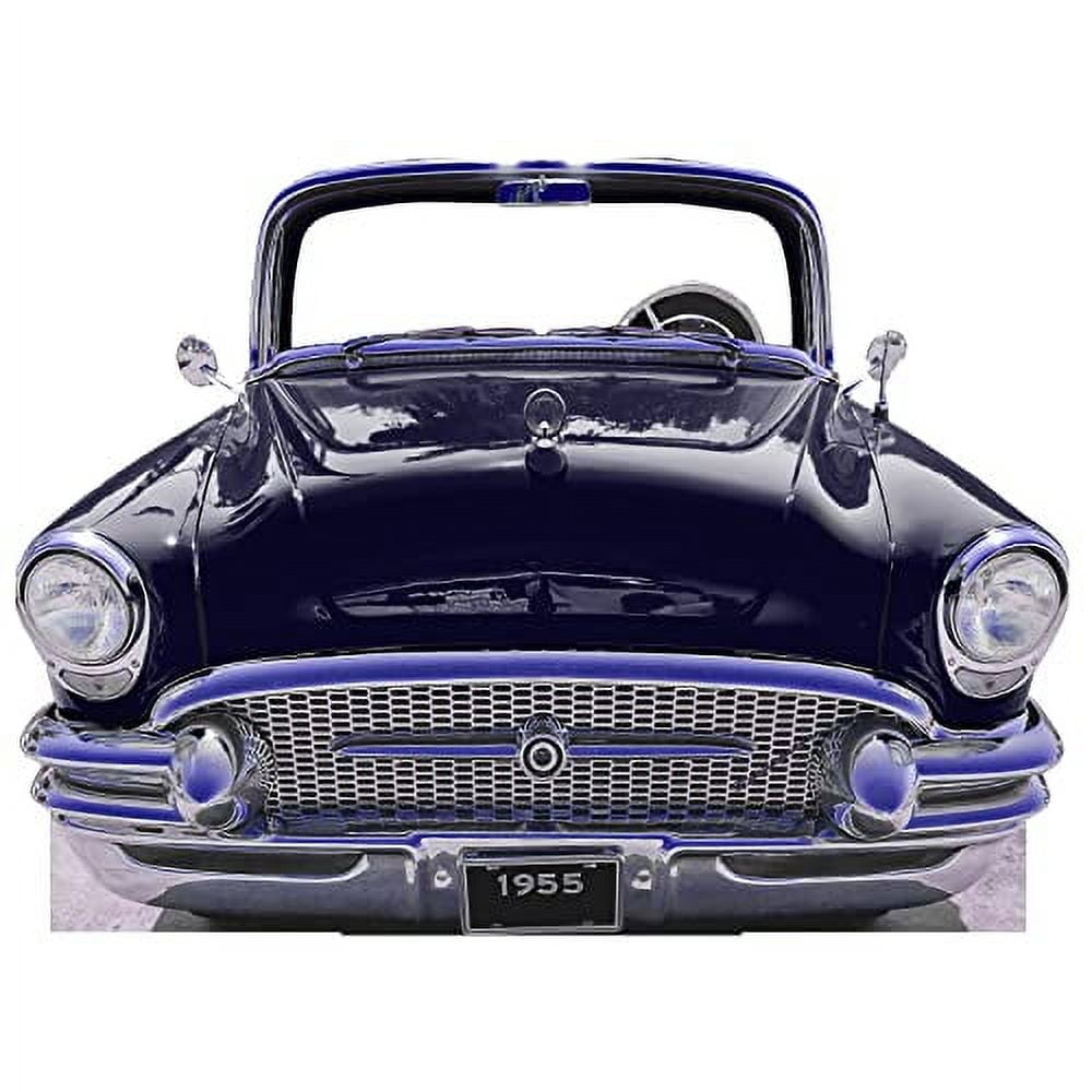 SS11072 Classic Black Car Coupe 1955 Stand in Cardboard Cutout Standee ...