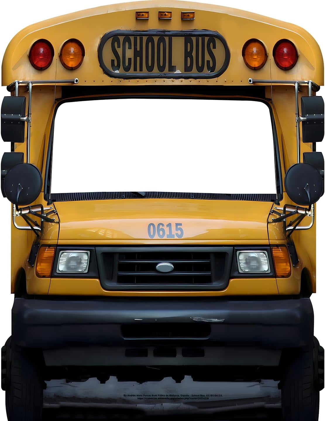 SS11082 School Front Stand in Cardboard Cutout Standup Standee Backdrop ...