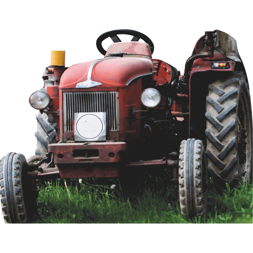 SS11120 Old Farm Tractor Country Western Stand In Cardboard Cutout ...