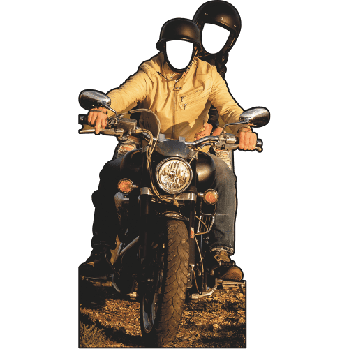 SS11126 Motorcycle Couple Stand In Cardboard Cutout Standee Standup ...